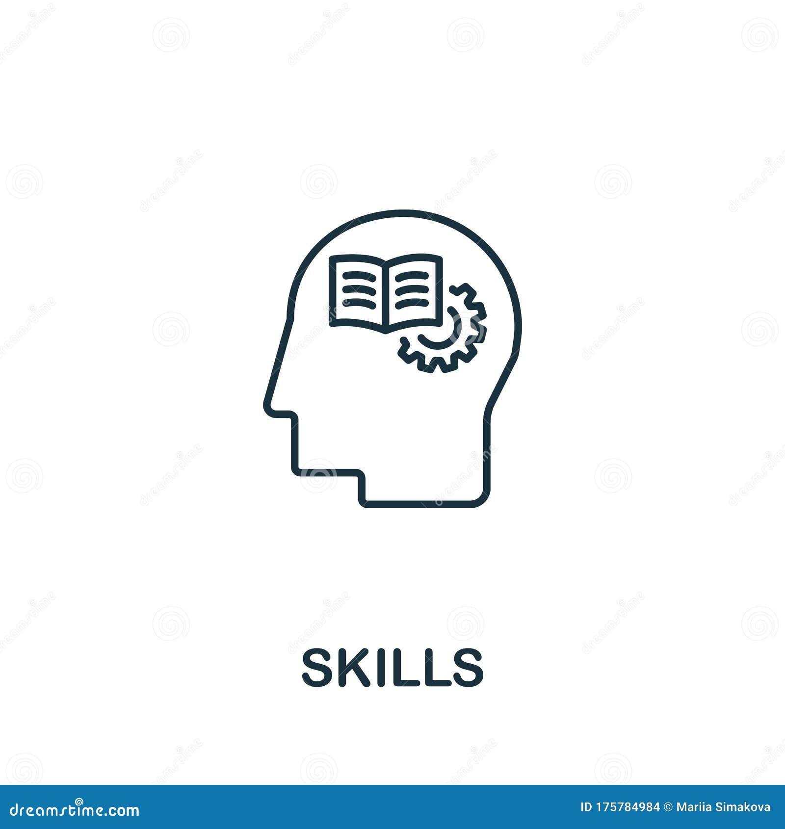 Skills Icon from Teamwork Collection. Simple Line Element Skills Symbol ...