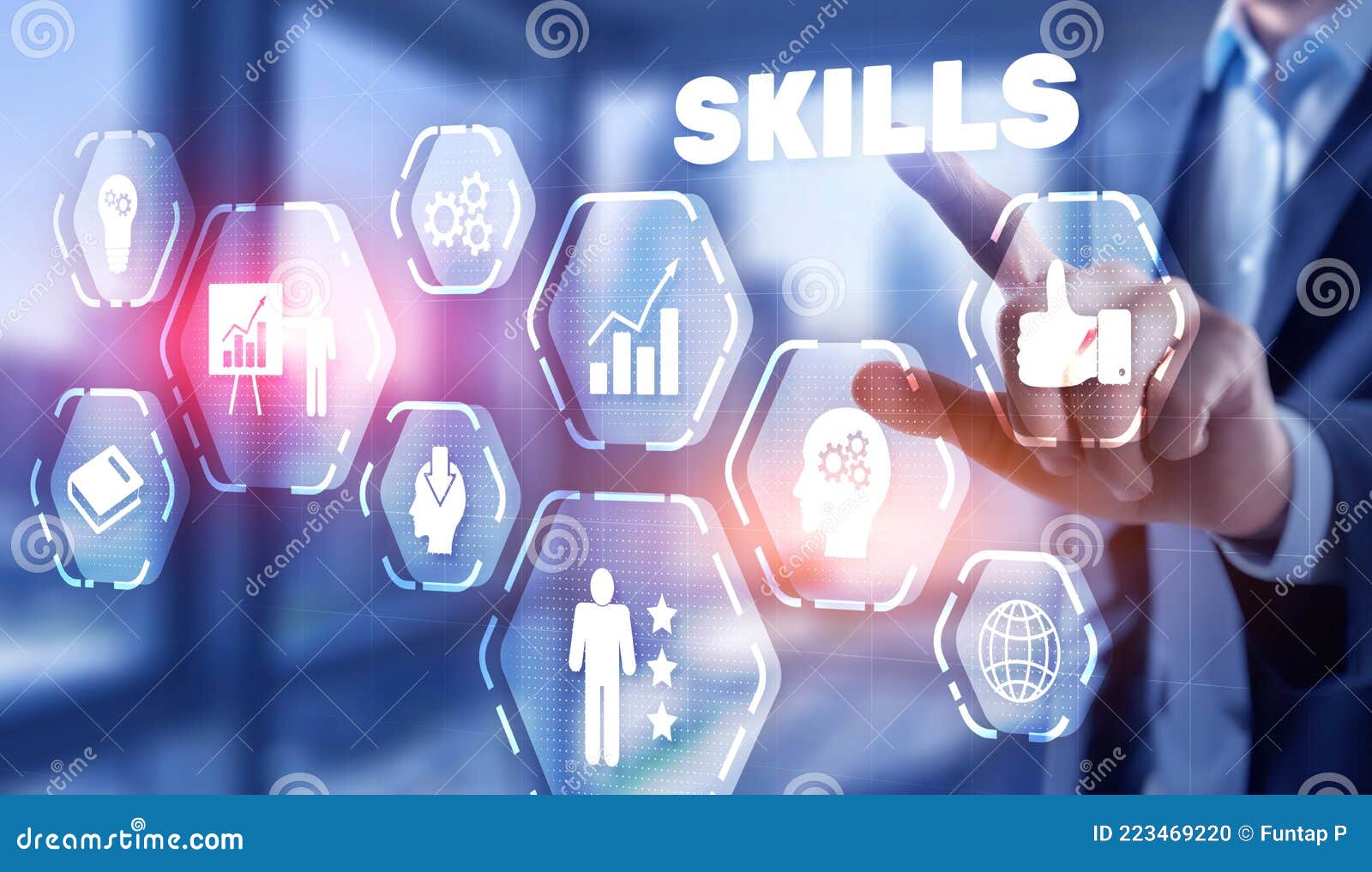 Skills Learning Personal Development Competency Business Concept 2021 ...