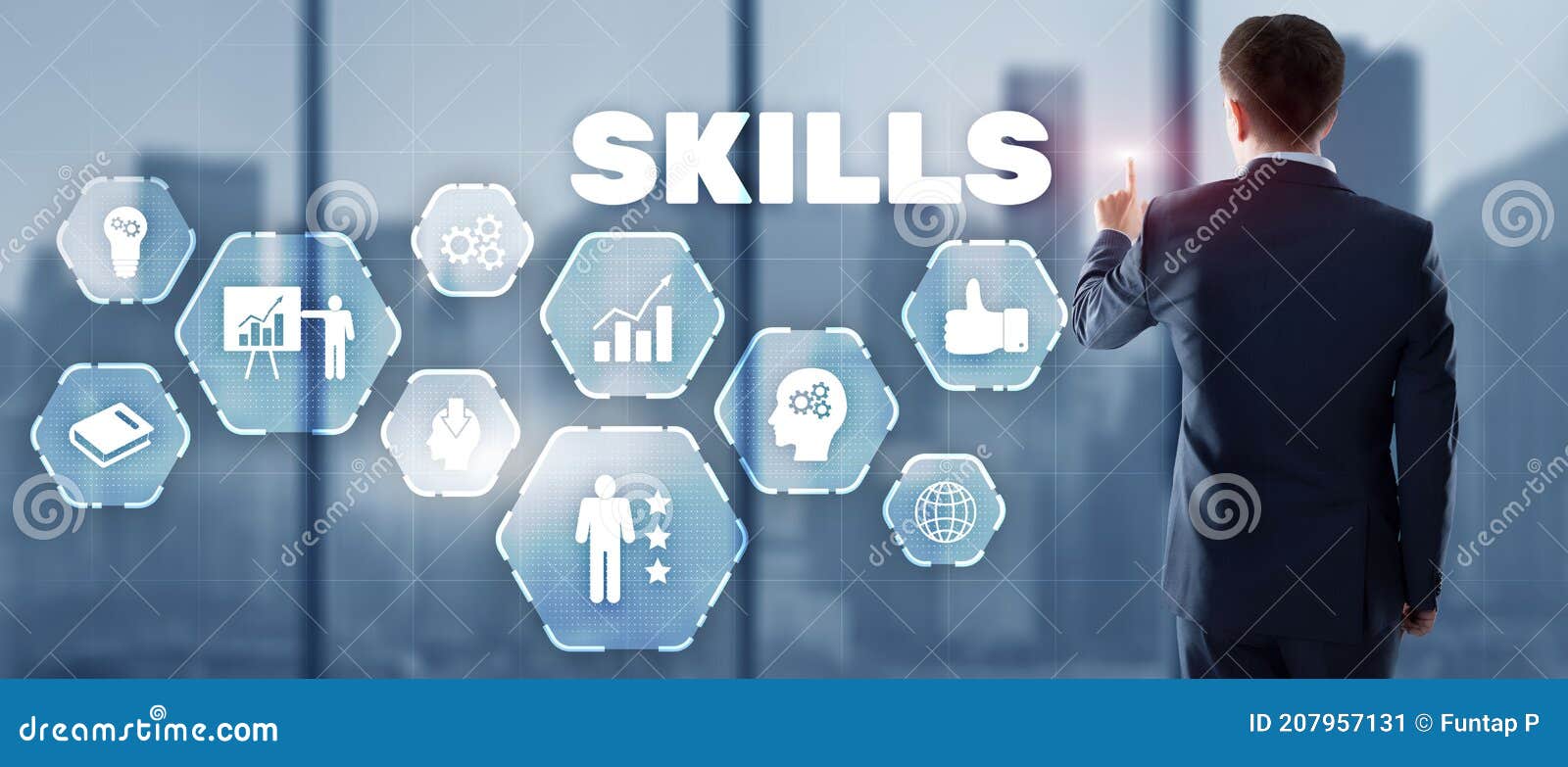 Skills Learning Personal Development Competency Business Concept 2021 ...