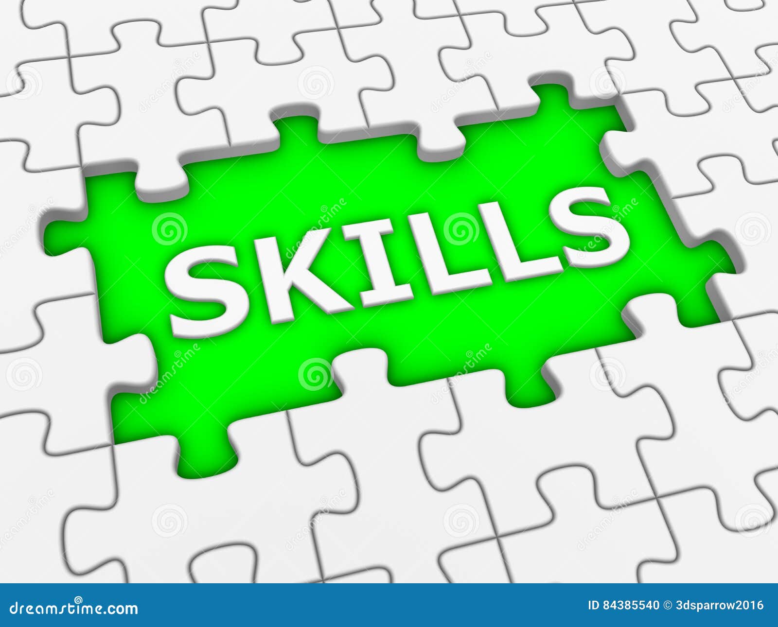 New Skills On Red Puzzle. Royalty-Free Stock Image | CartoonDealer.com ...