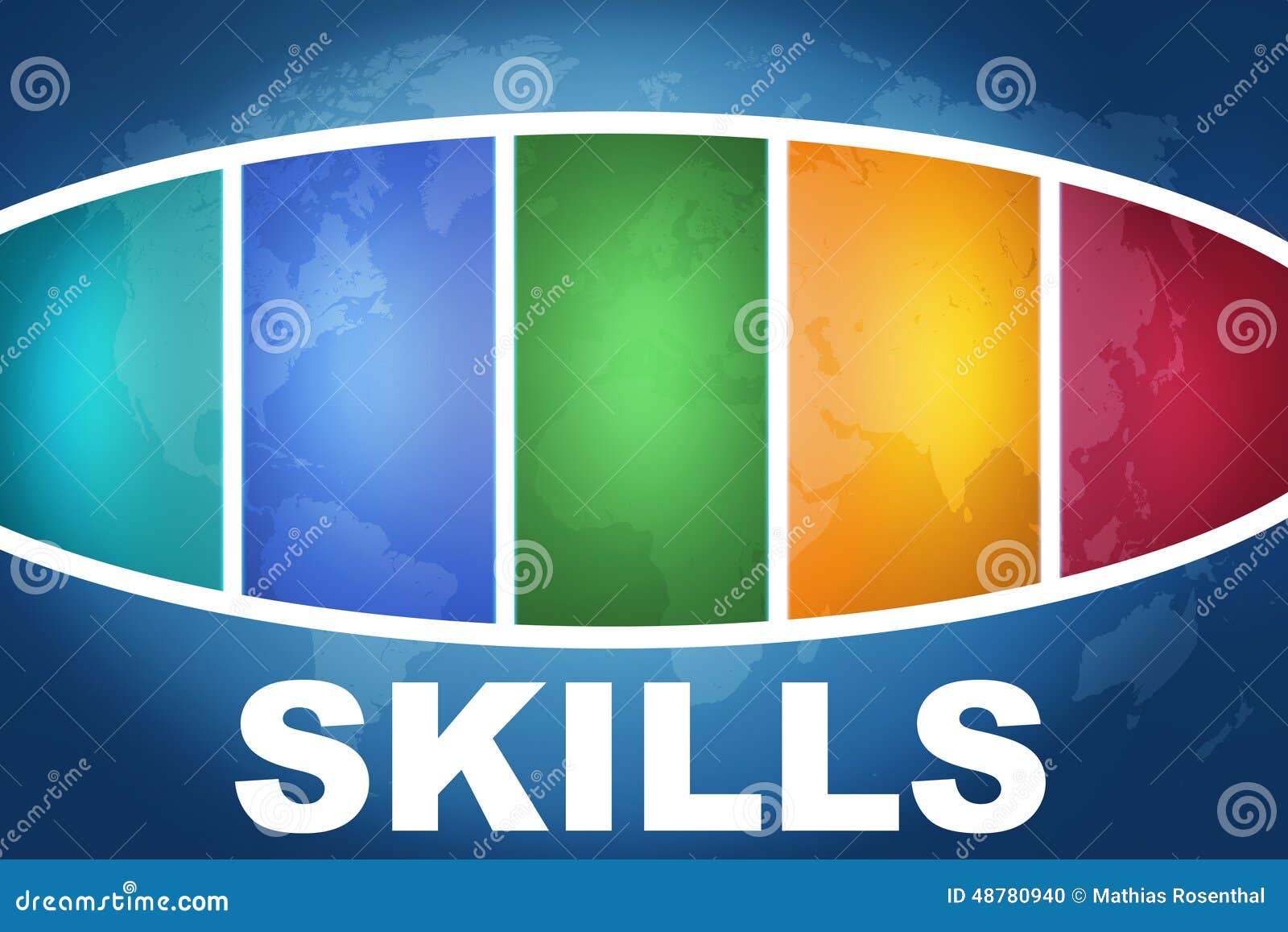 Skills stock illustration. Illustration of education - 48780940