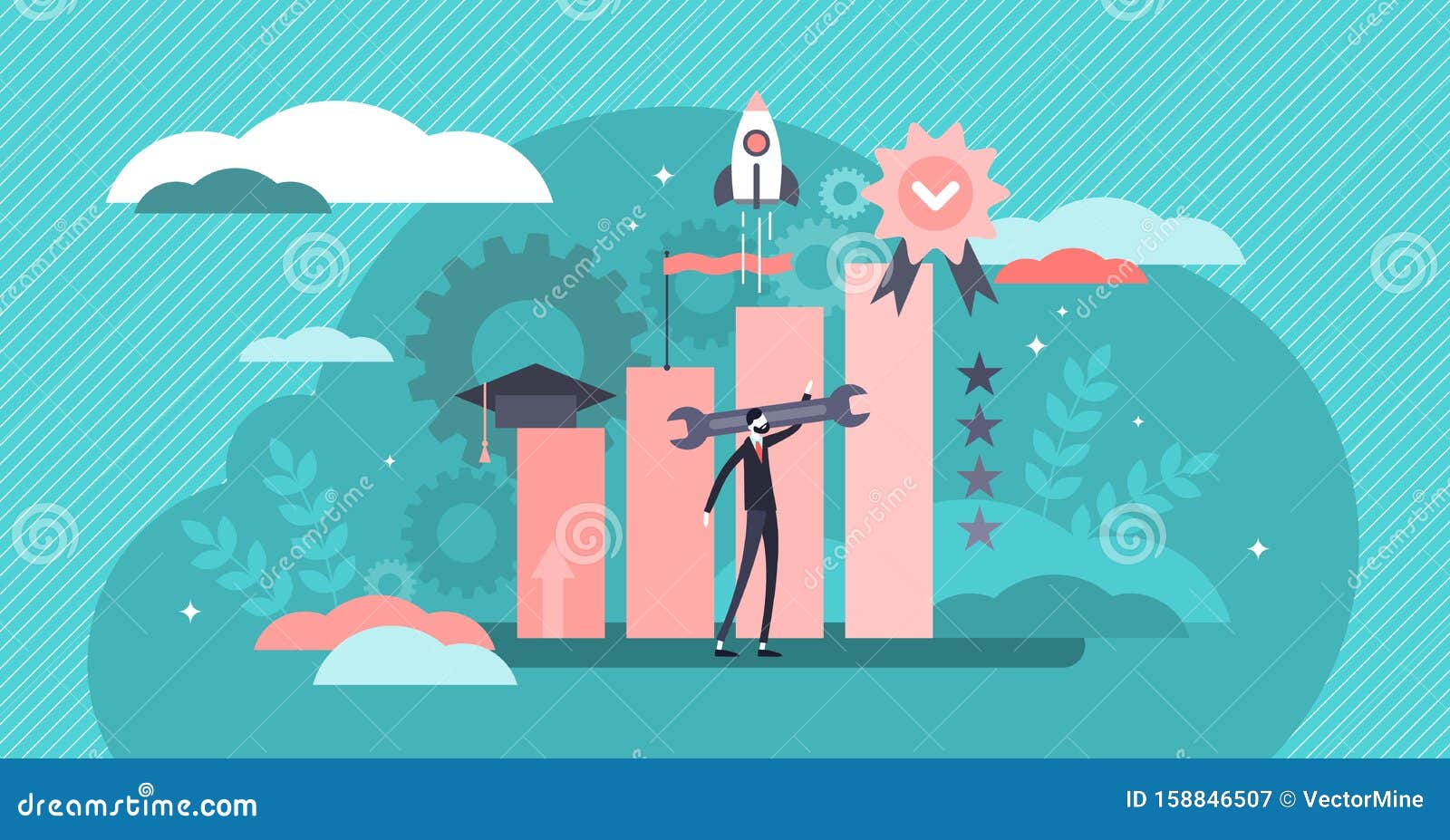 Tiny Business People At Responsibility Chart With Tasks. RACI Matrix ... Tiny Business People At Responsibility Chart With Tasks. RACI Matrix ...