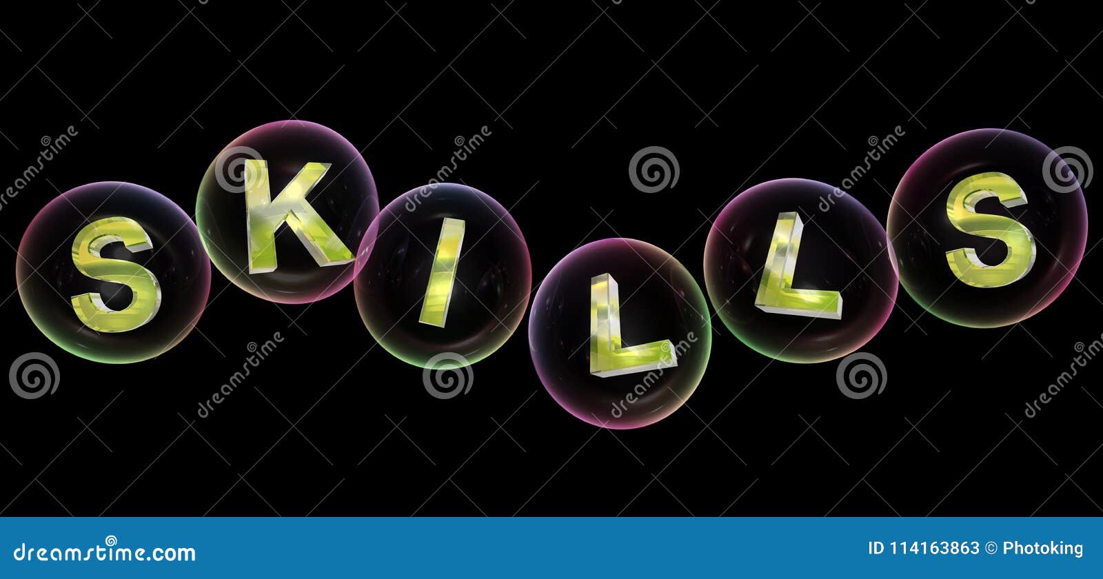 Job Skills Word Background Picture Frame Cartoon Vector | CartoonDealer.com #122687543