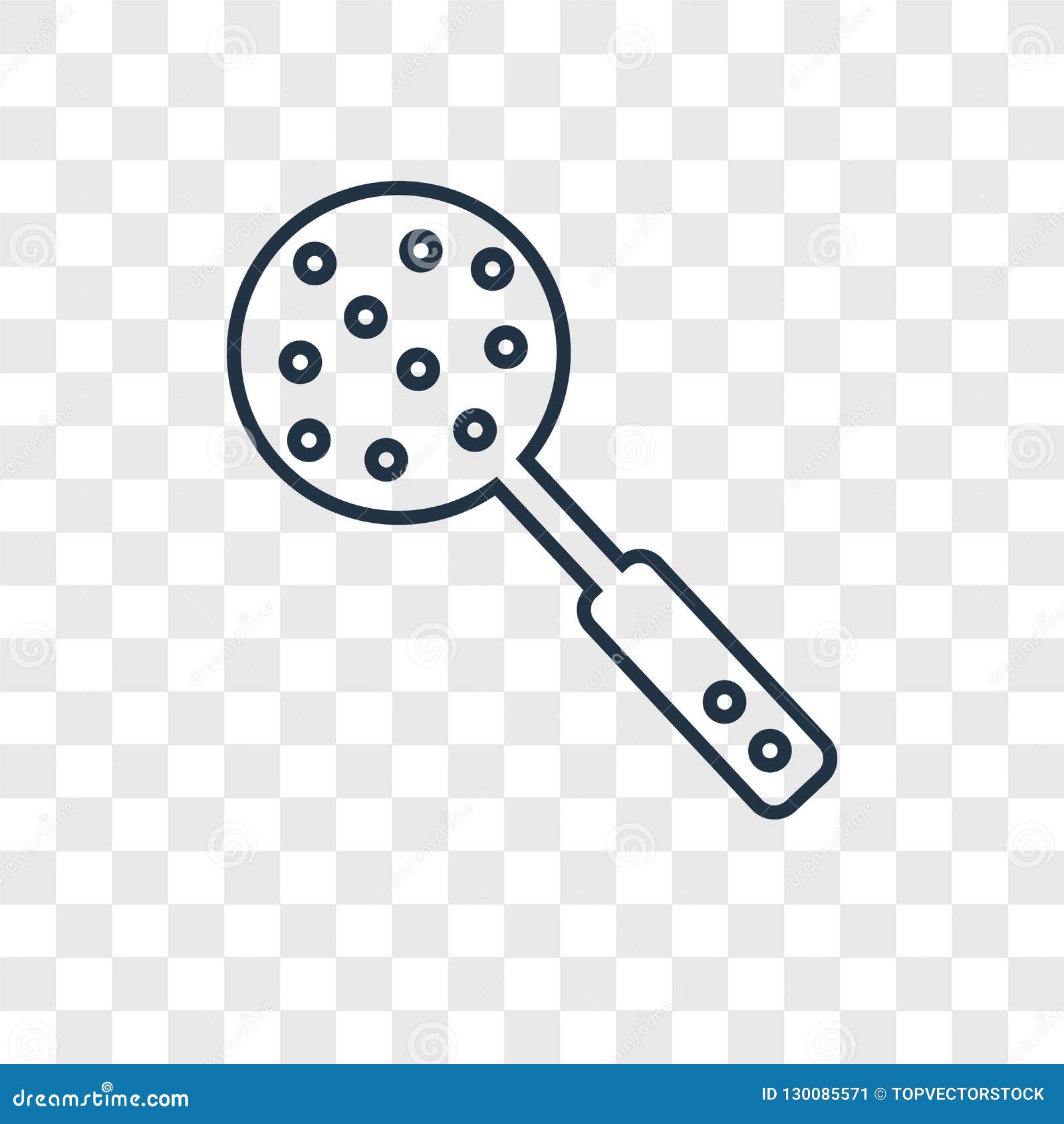 Skimmer Concept Vector Linear Icon Isolated on Transparent Background ...