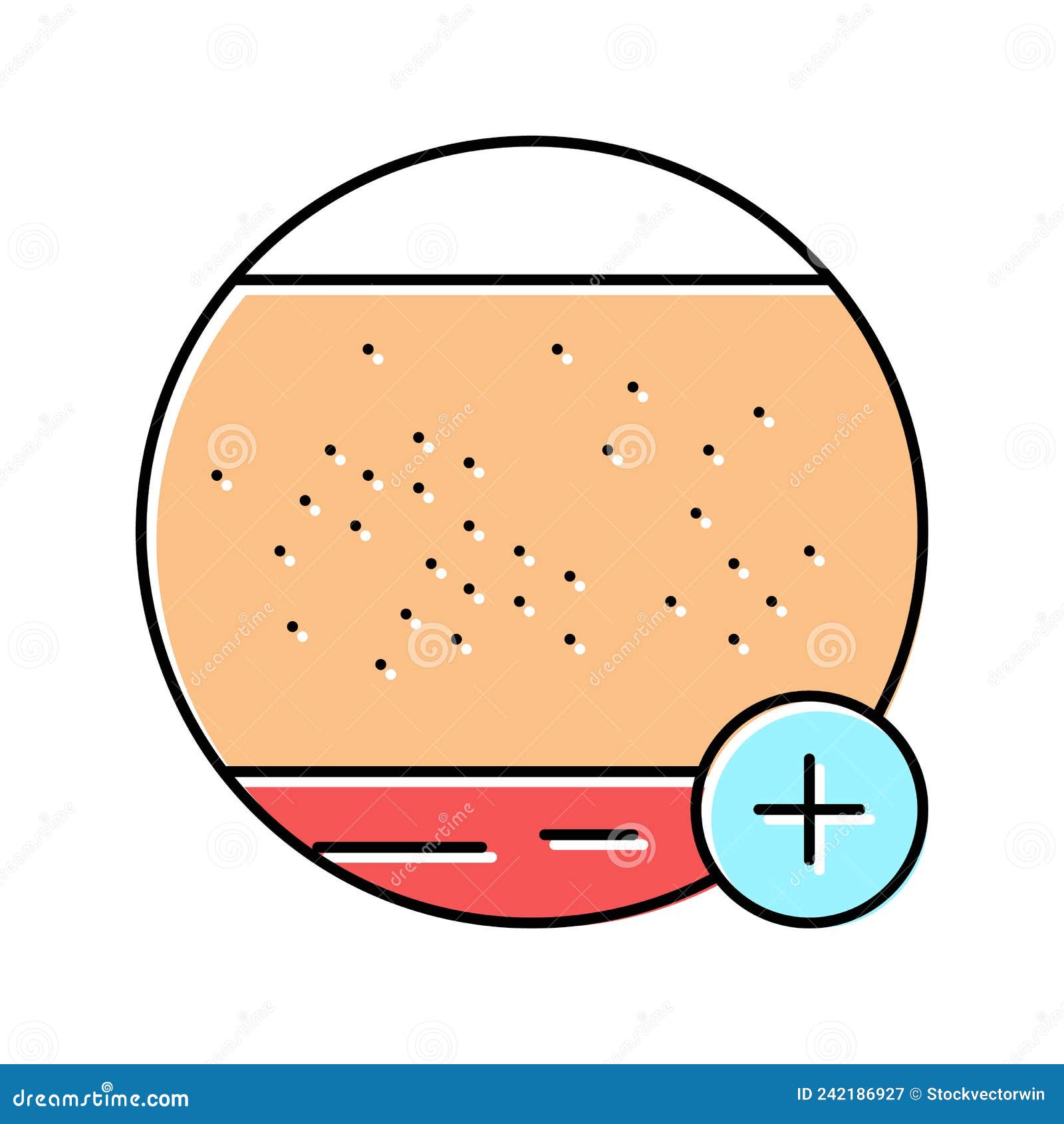 Skin Allergies And Contact Dermatitis Clinic Color Icon Vector