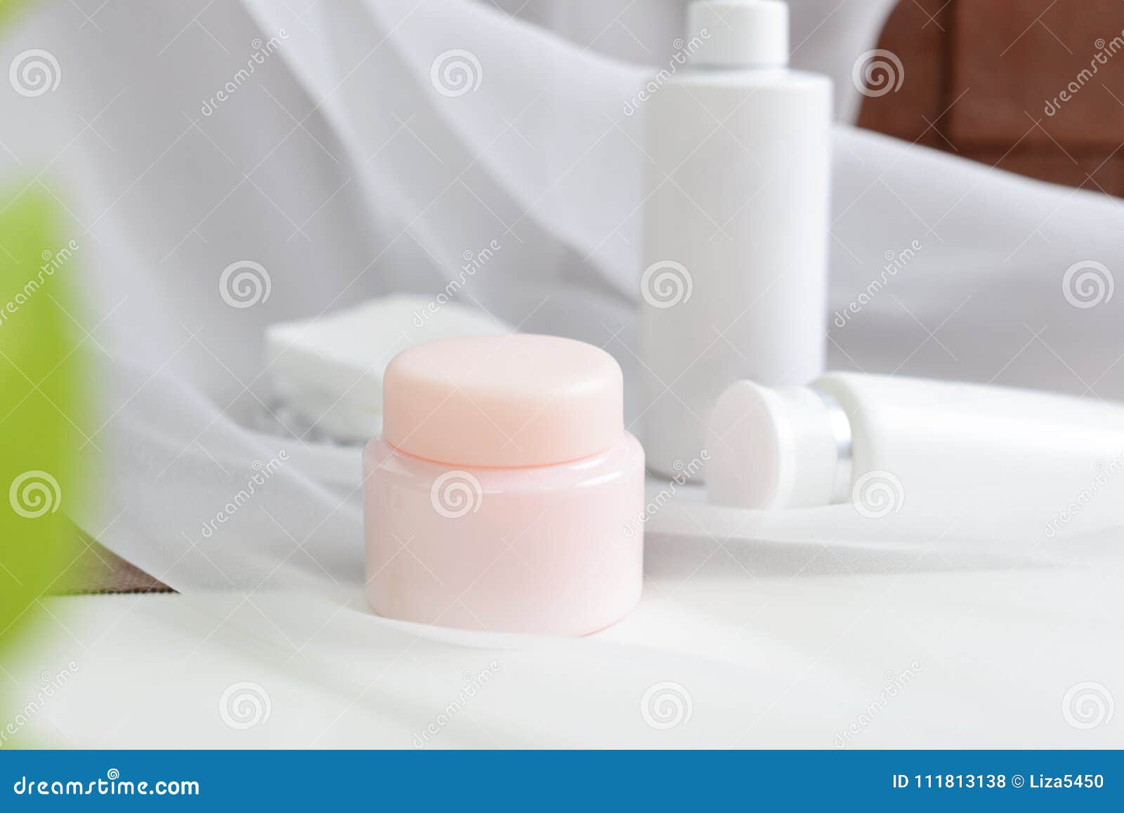 Skin care basic cosmetics stock photo. Image of health - 111813138