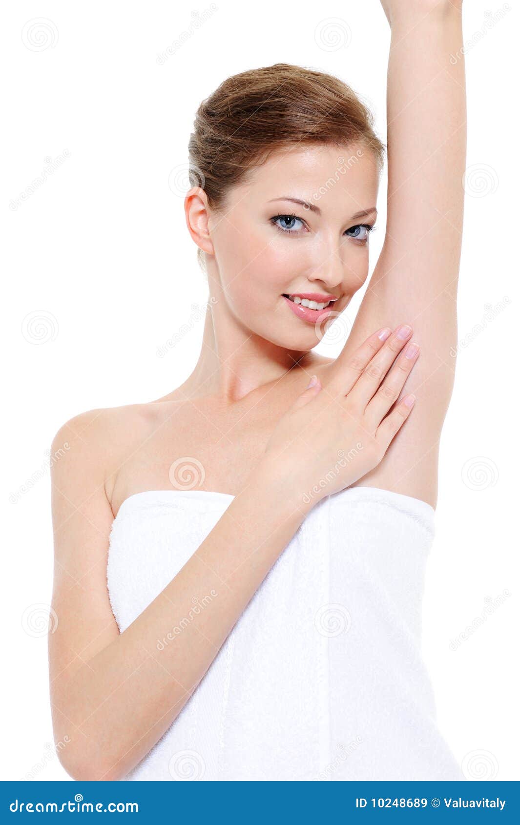 Skin care of female armpit stock image. Image of clean - 10248689