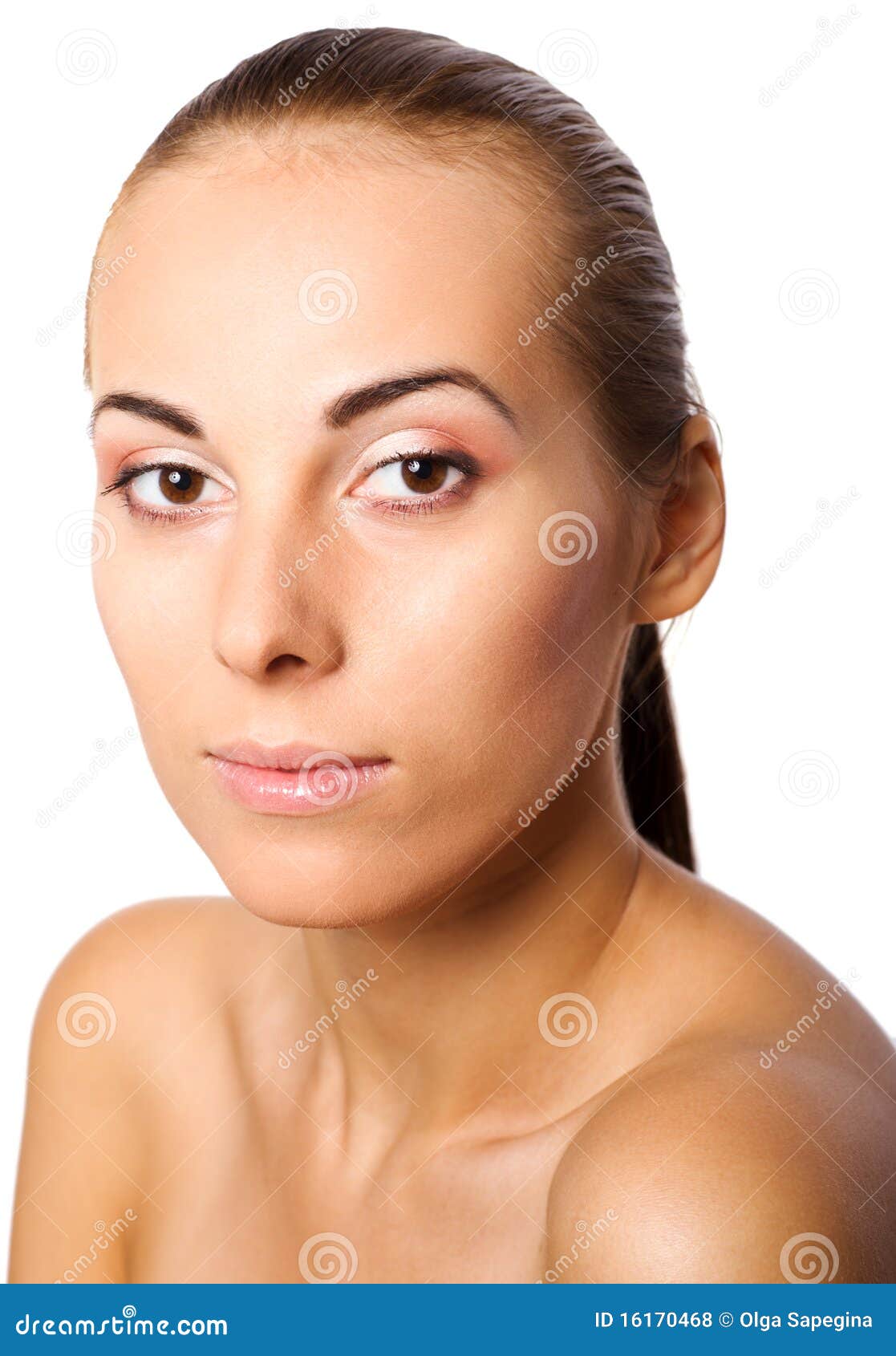 Skin care portrait stock photo. Image of health, model - 16170468