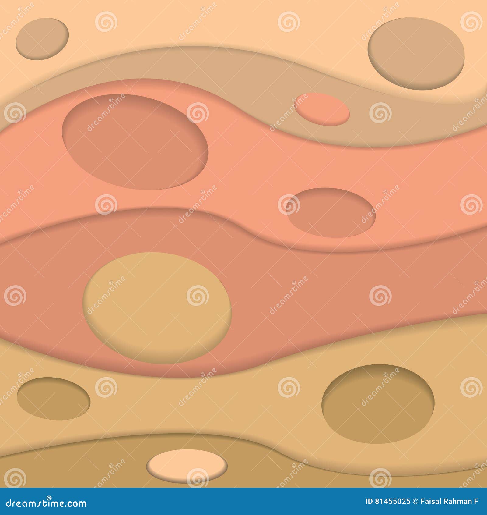 Skin Contour Texture. Soil Contour Texture with Hole Stock Vector ...
