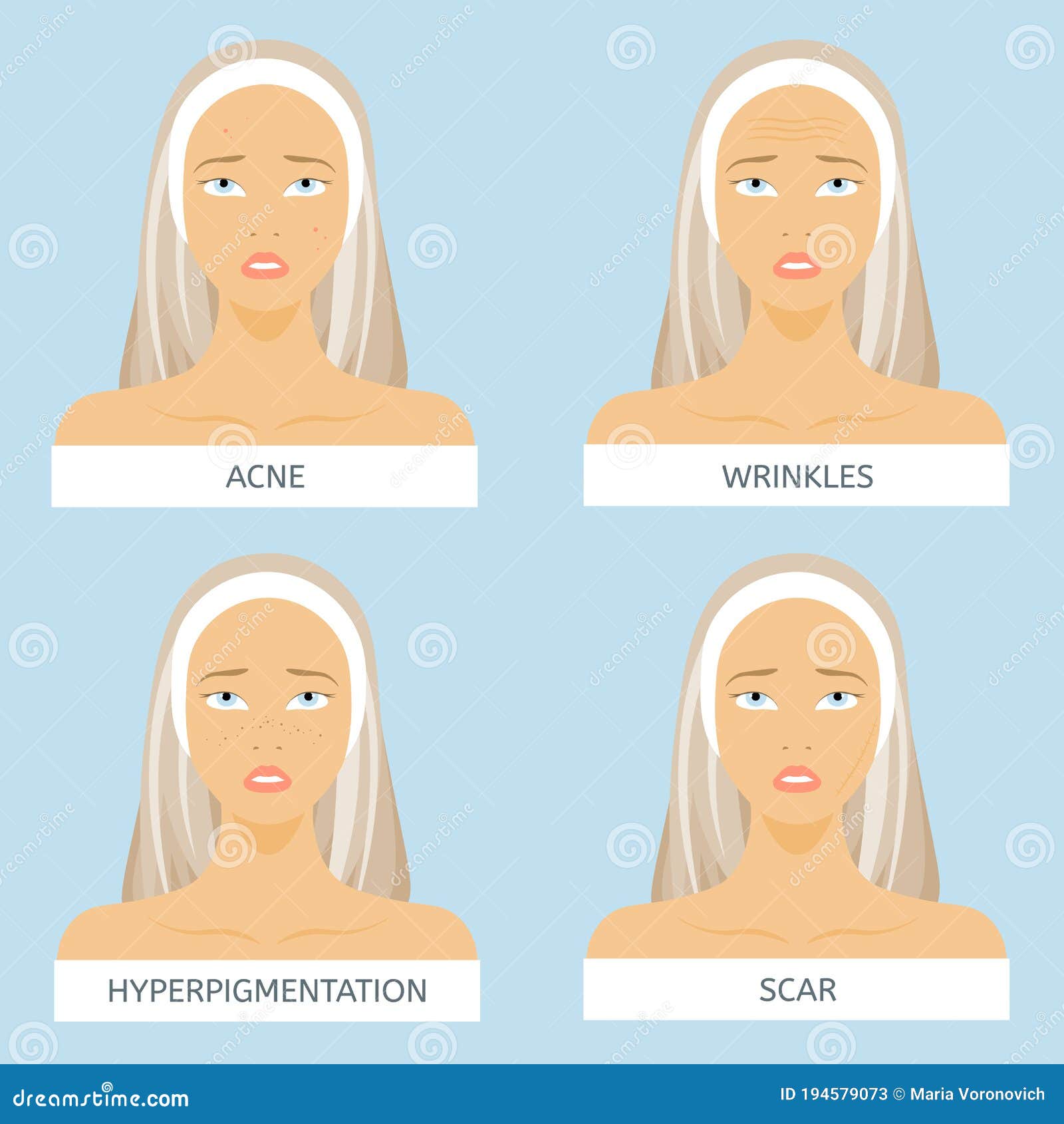 Face Scars Woman Stock Illustrations – 87 Face Scars Woman Stock ...