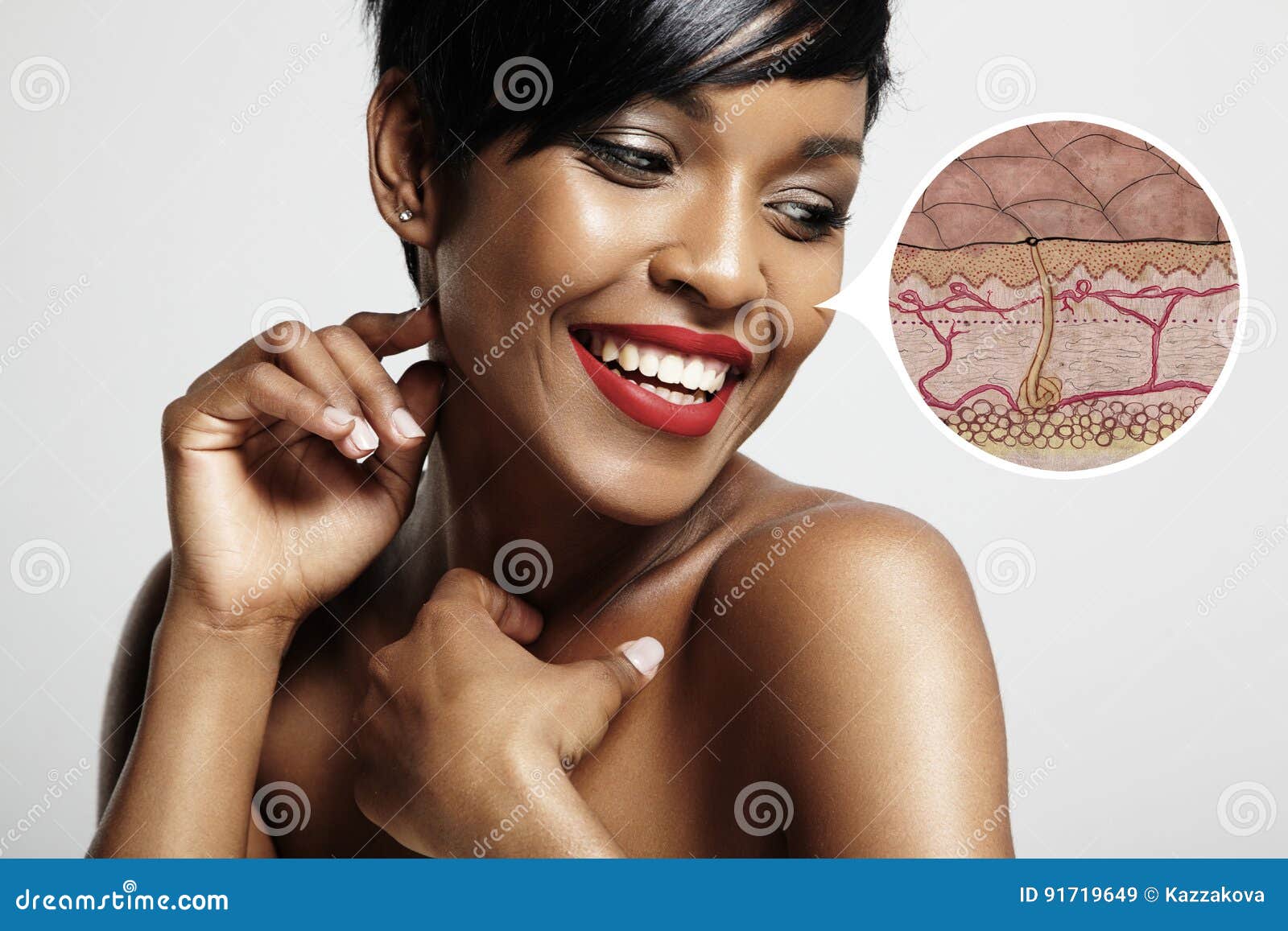 Skin structure of a skin stock image. Image of makeup - 91719649