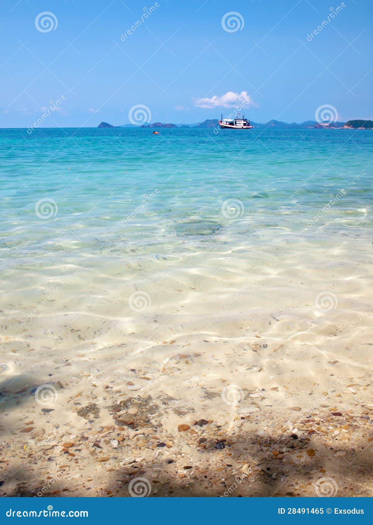 Skindive and cruising stock image. Image of diving, ripples - 28491465