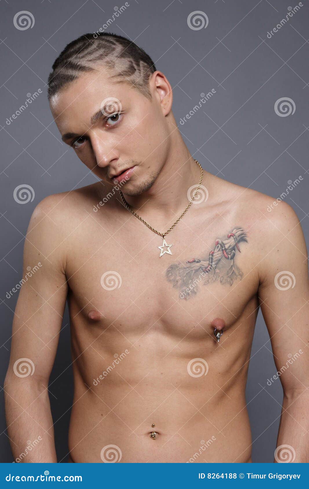 Skinhead stock photo. Image of serious, skinhead, background - 8264188