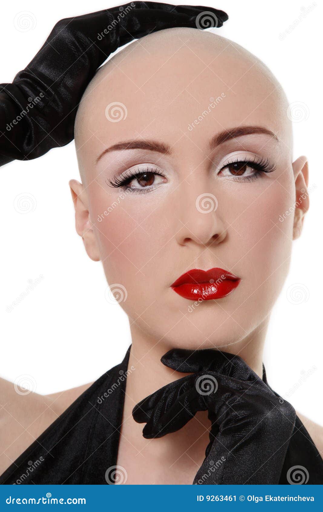 Skinhead beauty stock image. Image of look, skin, face - 9263461