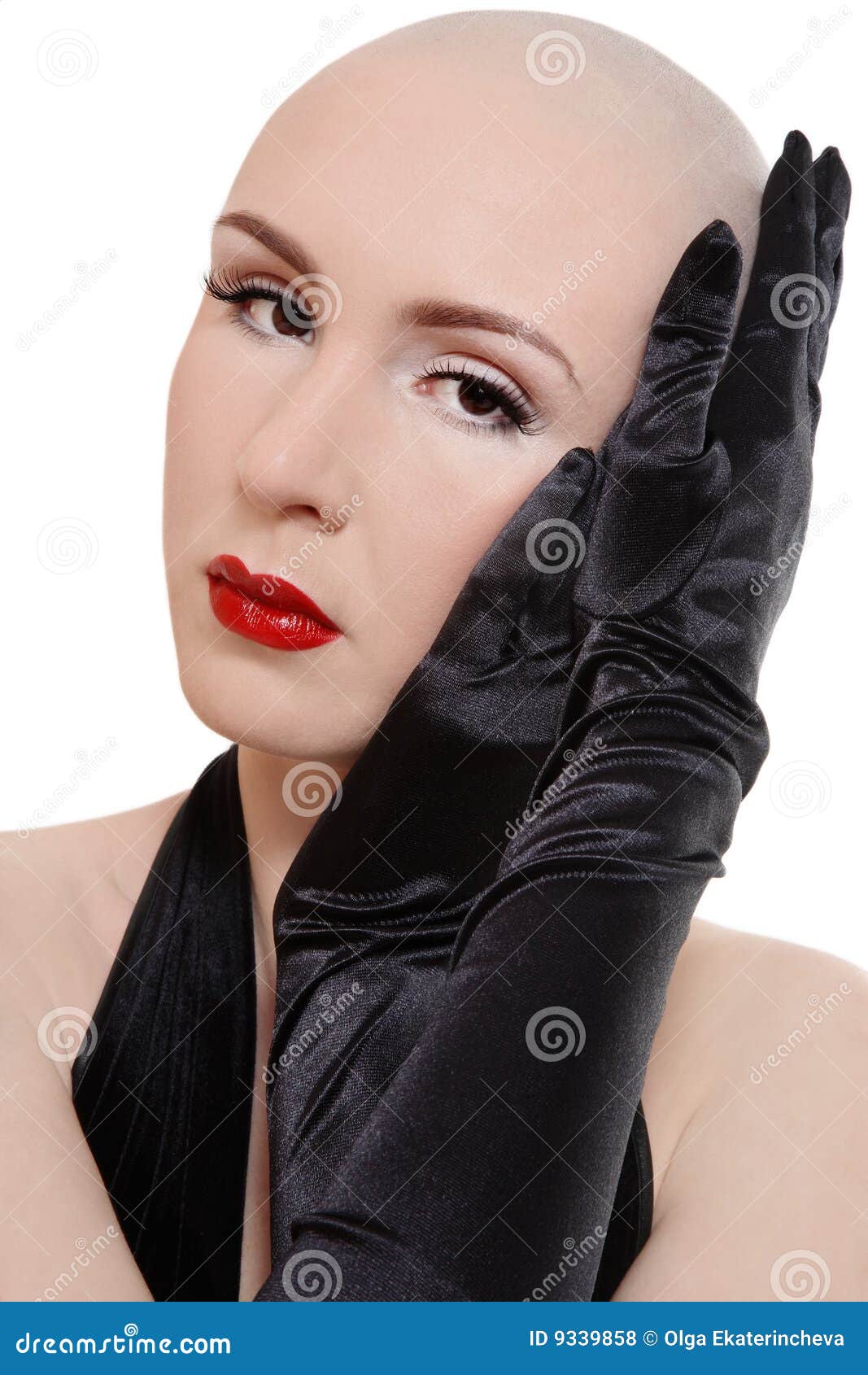 Skinhead beauty stock photo. Image of glamour, hairstyle - 9339858