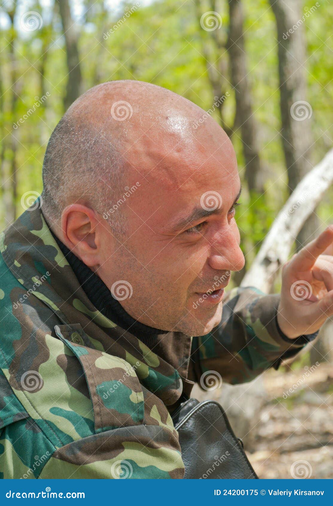 Skinhead man 2 stock image. Image of caucasian, shaven - 24200175