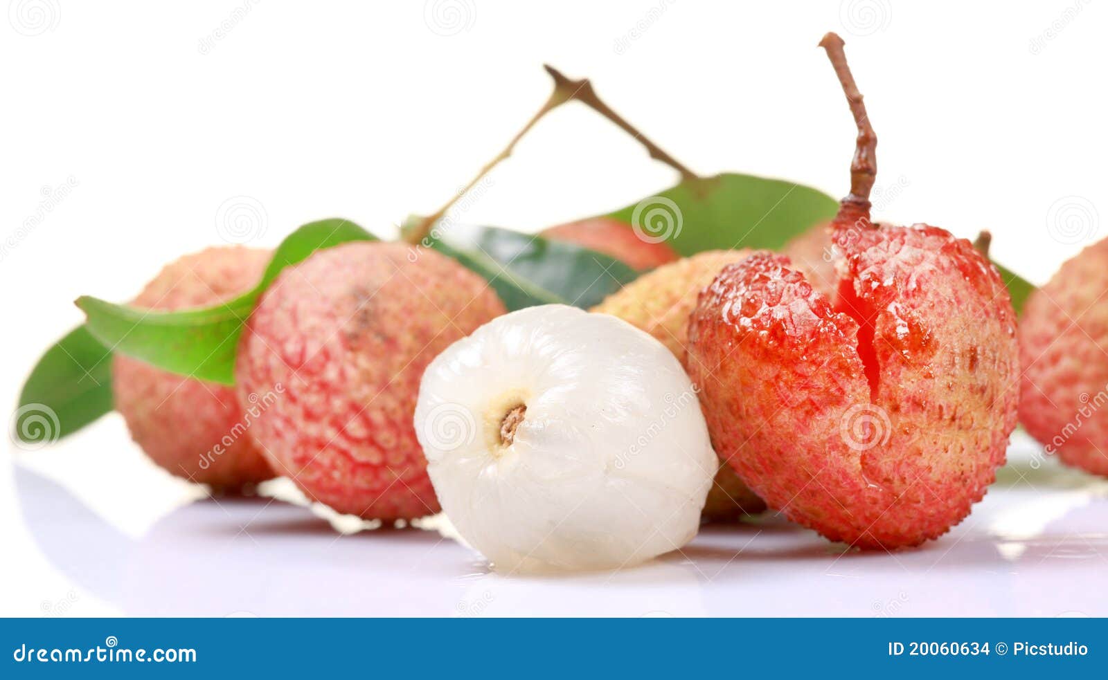 Skinless litchi stock photo. Image of tropical, ingredient - 20060634