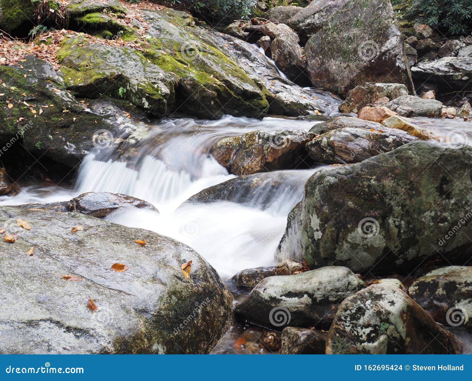 Skinny Dip Falls Waterfall Blue Ridge Parkway Stock Photo - Image of ...