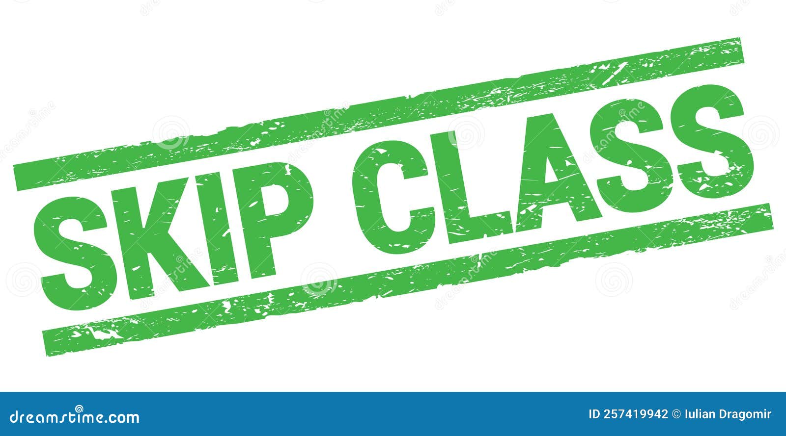 SKIP CLASS Text Written On Red Stamp Sign Royalty-Free Stock ...