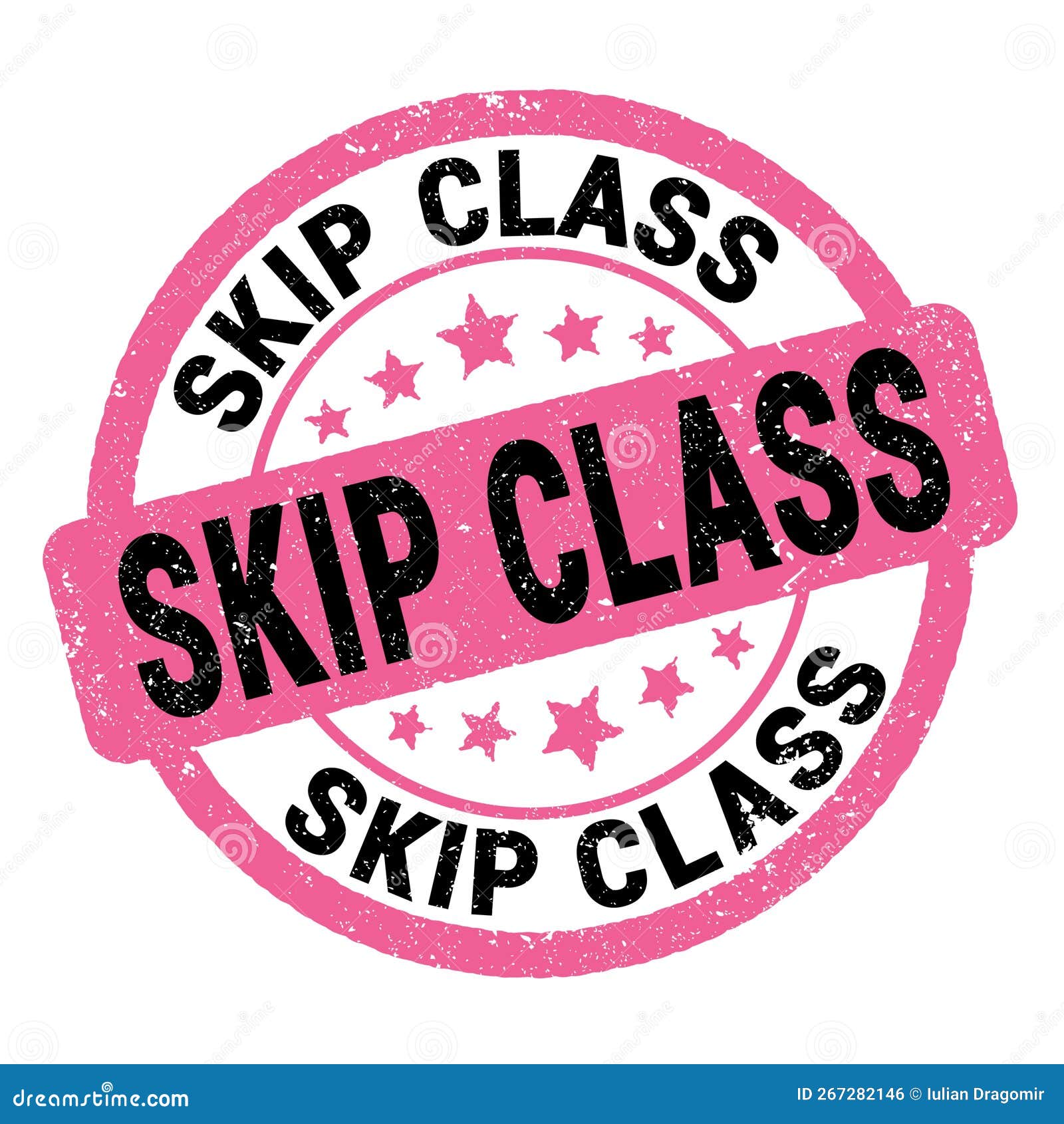 SKIP CLASS Text Written On Red Stamp Sign Stock Photography ...