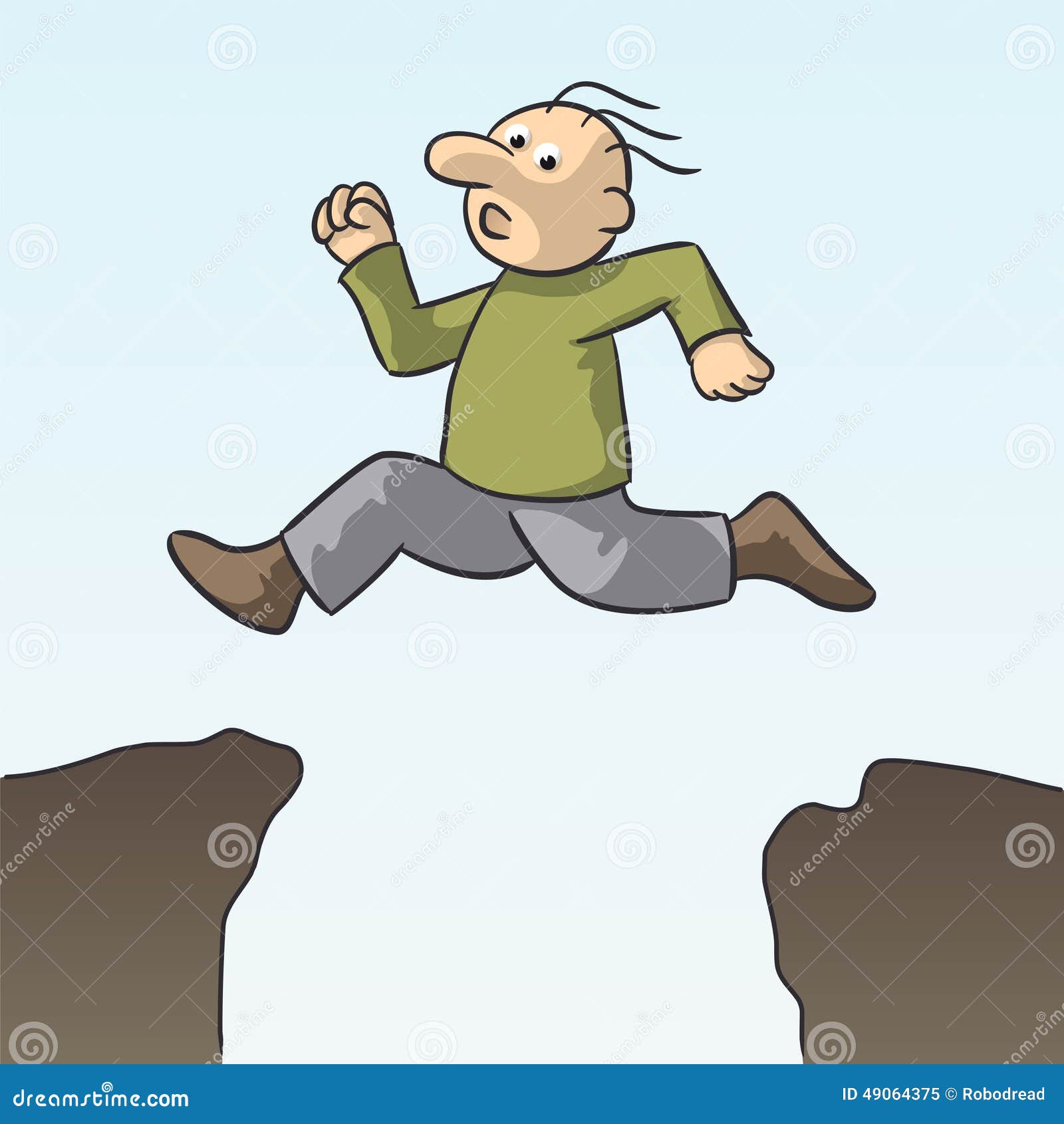 Skip the danger stock vector. Illustration of discontent - 49064375