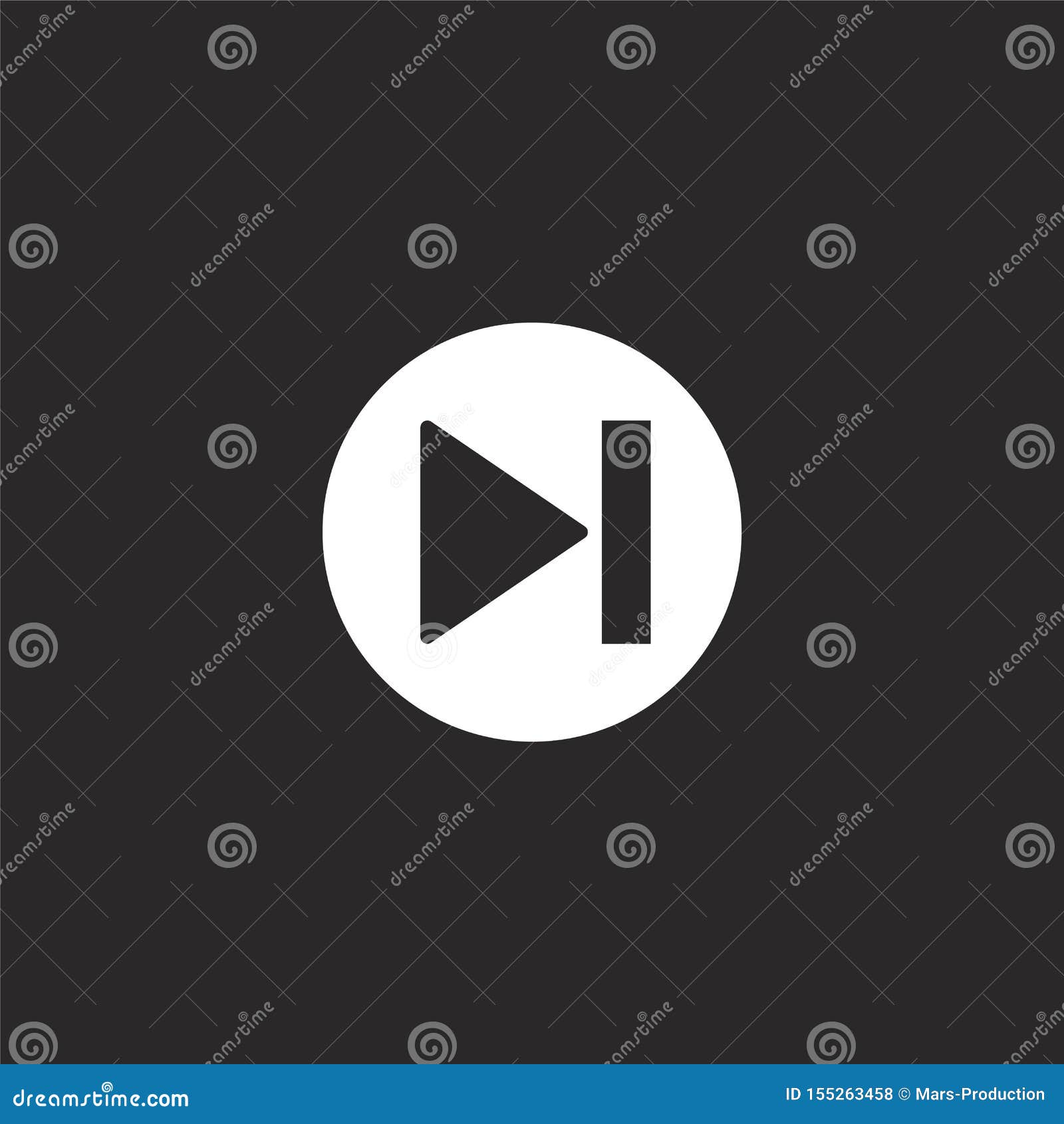 Skip Icon. Filled Skip Icon for Website Design and Mobile, App ...