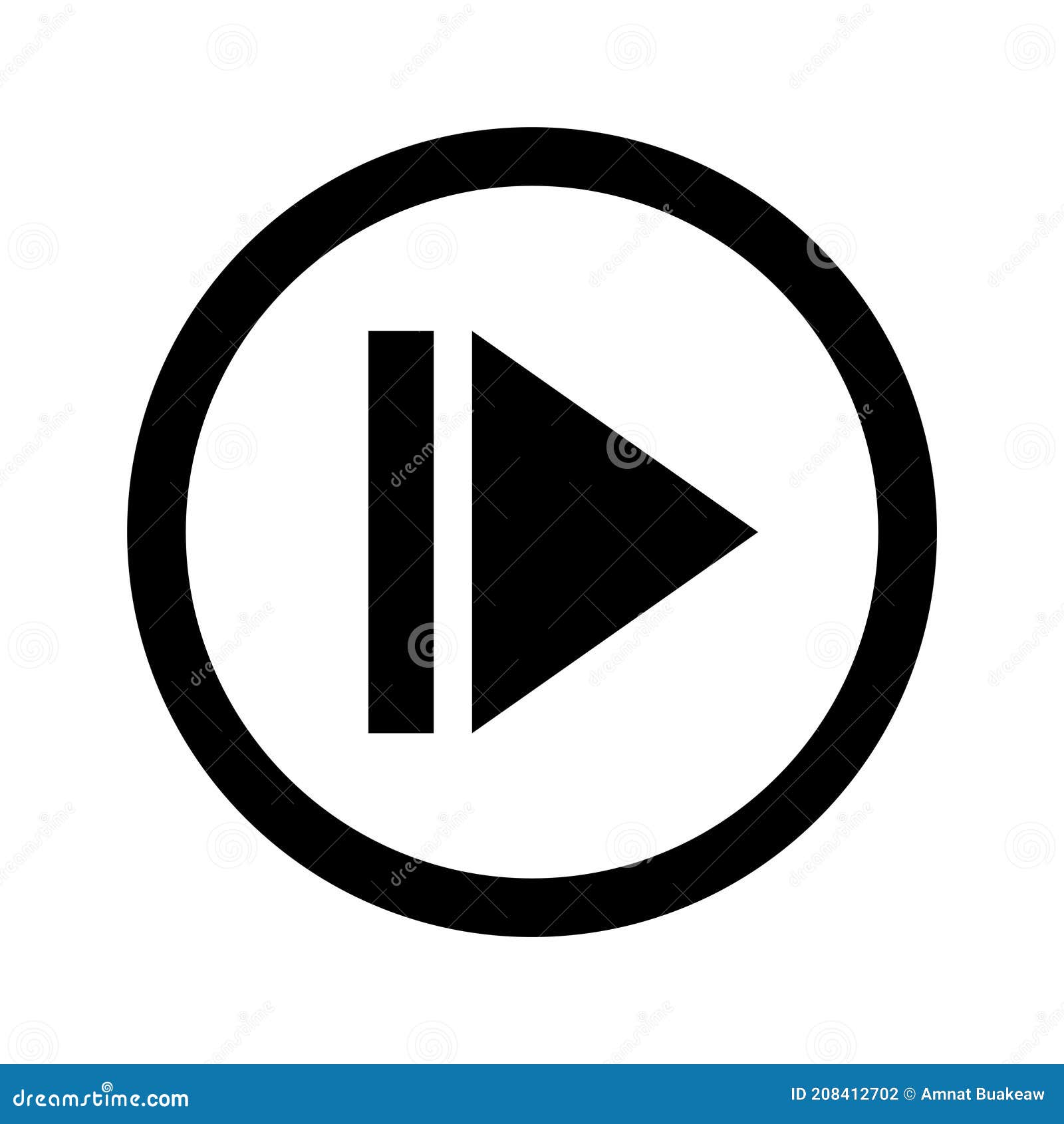Skip Icon, Step Icon for Media Control and Next, Media Control Skip ...