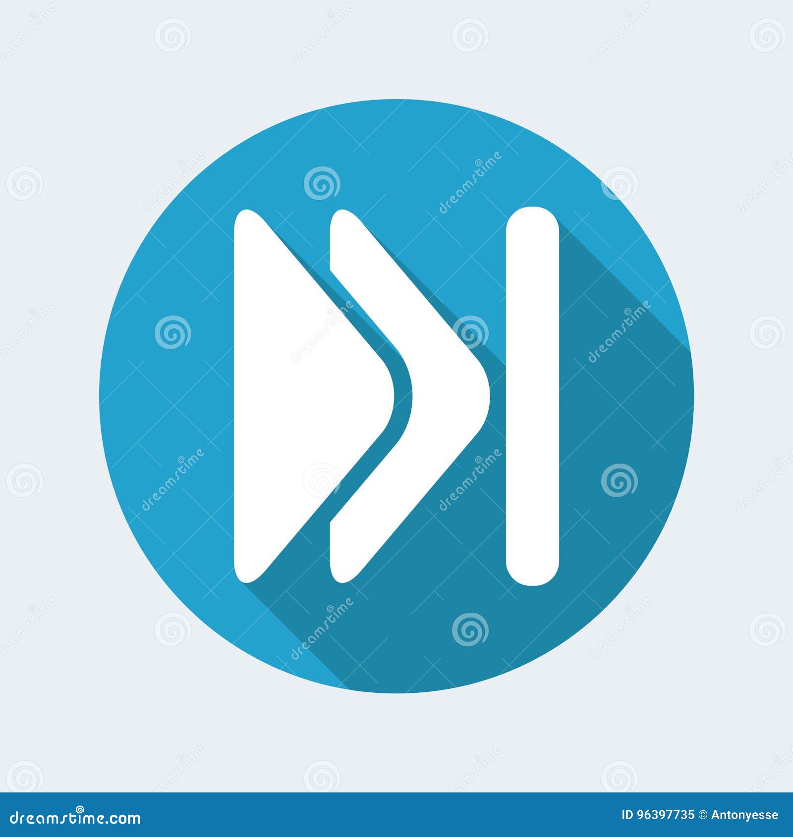 SKIP AD ICON Vector Illustration | CartoonDealer.com #144944176