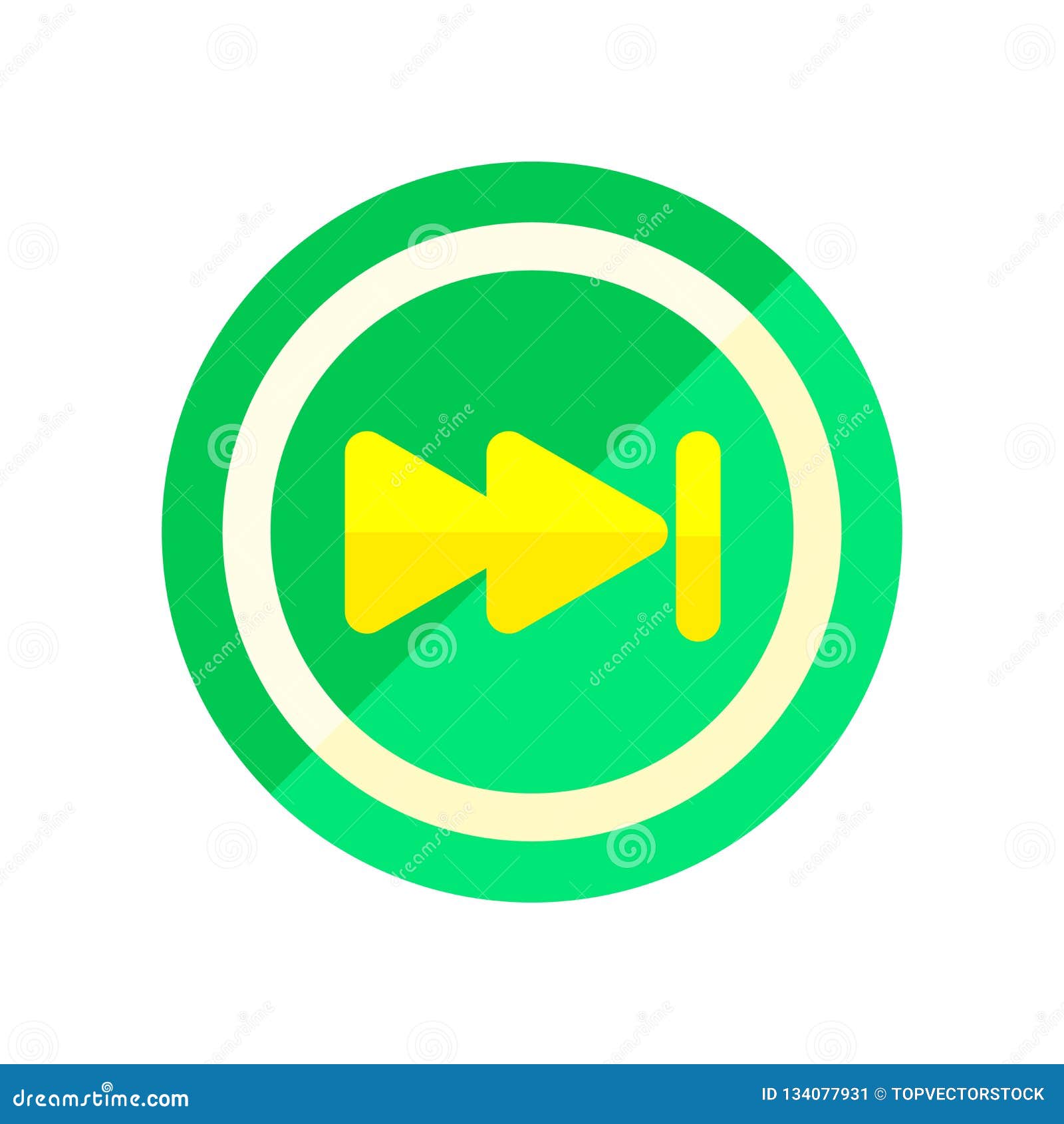 Skip Icon Vector Sign and Symbol Isolated on White Background, Skip ...