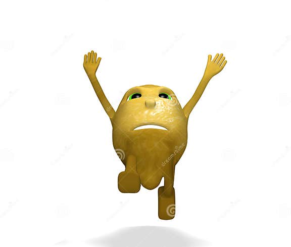 Skip lemon stock illustration. Illustration of support - 12040236