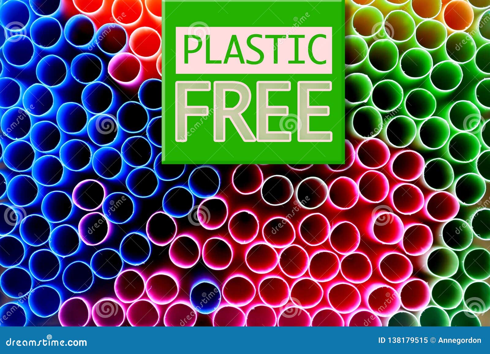 Skip the Straw, Colored Plastics Stock Image - Image of happy, book ...