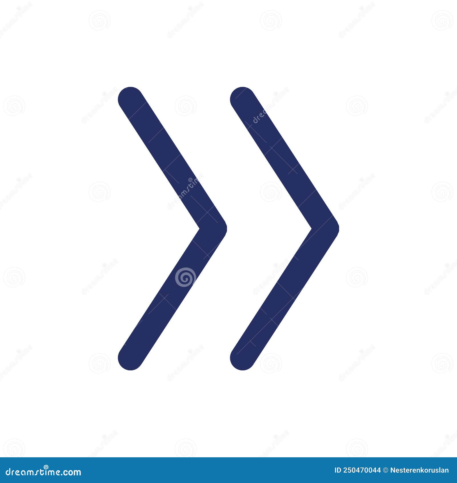 Skip To End White Black Glyph Ui Icon Stock Vector - Illustration of ...