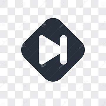 Skip Vector Icon on Transparent Background, Skip Logo Design Stock ...