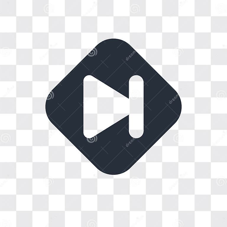 Skip Vector Icon on Transparent Background, Skip Logo Design Stock ...