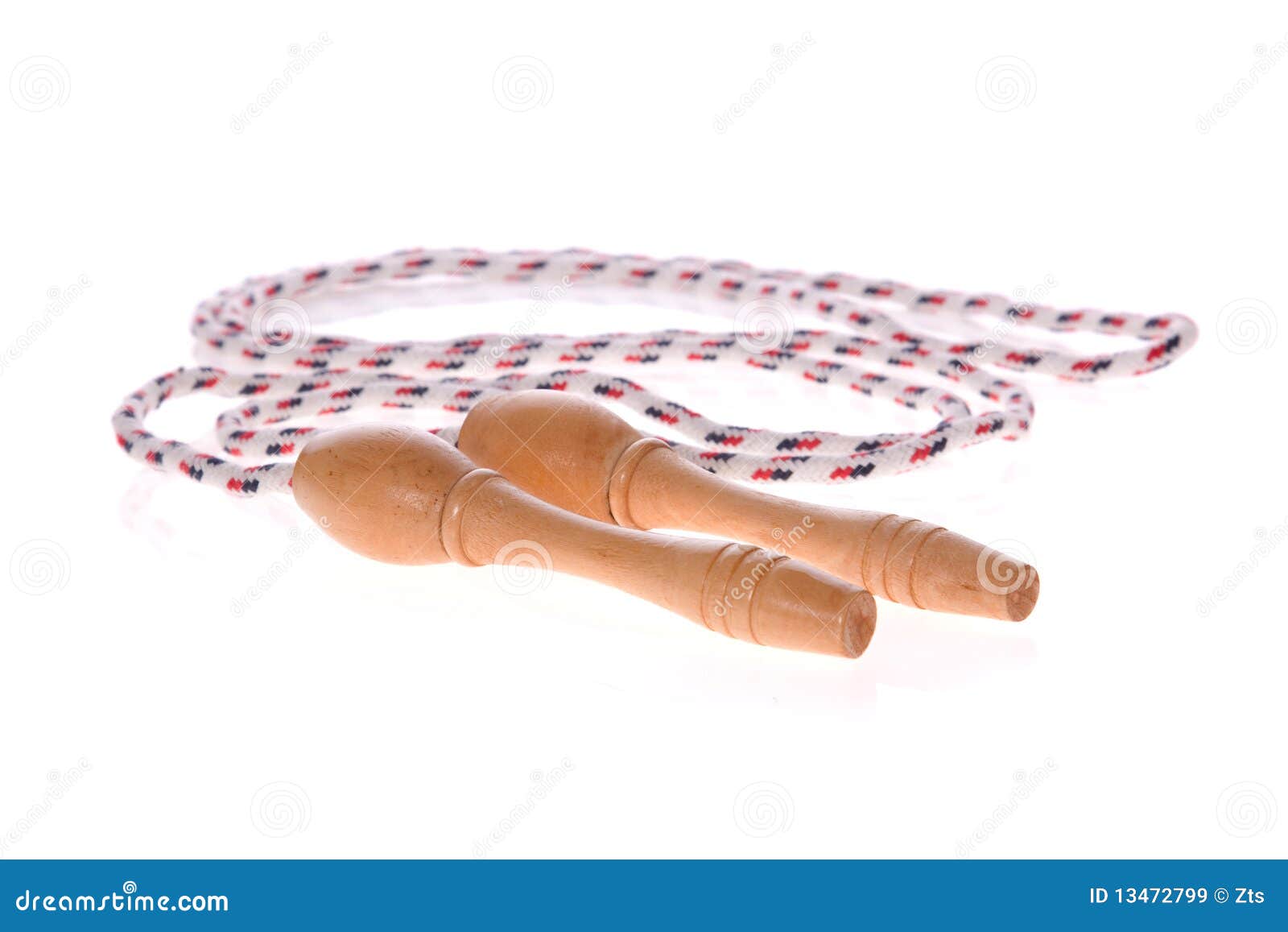 Skipping or Jump Rope Isolated on White Stock Image - Image of isolated ...