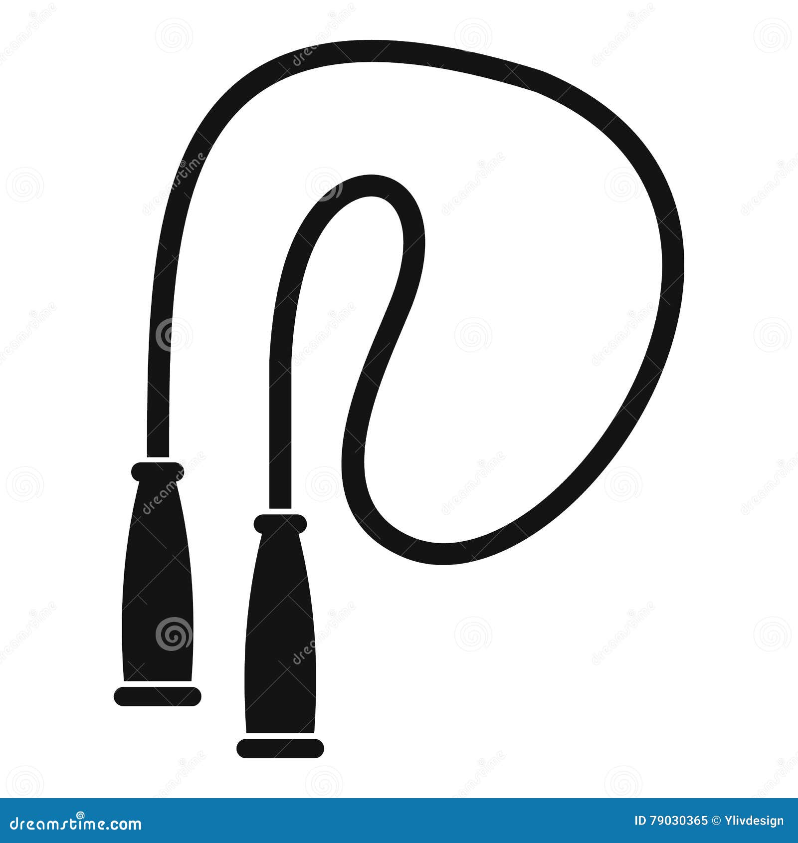 Skipping Rope Icon, Simple Style Stock Vector - Illustration of sign ...