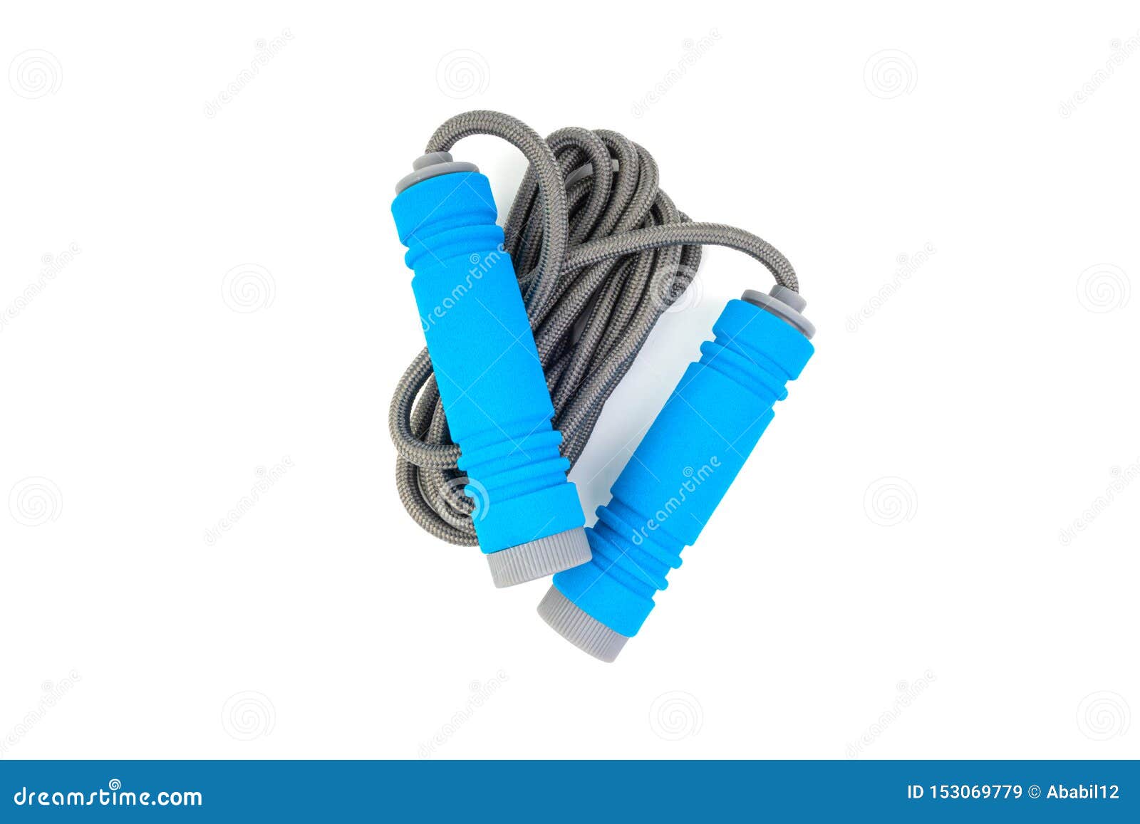 Skipping Rope or Jumping Rope Isolated on White Background Stock Image ...