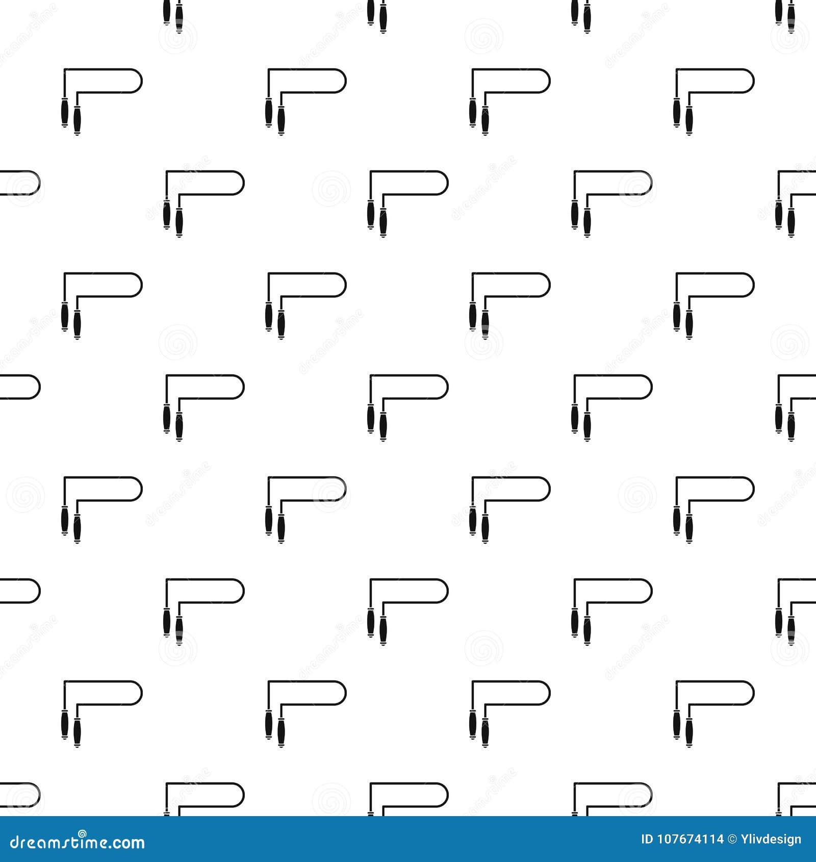 Skipping Rope Pattern Vector Stock Vector - Illustration of childhood ...