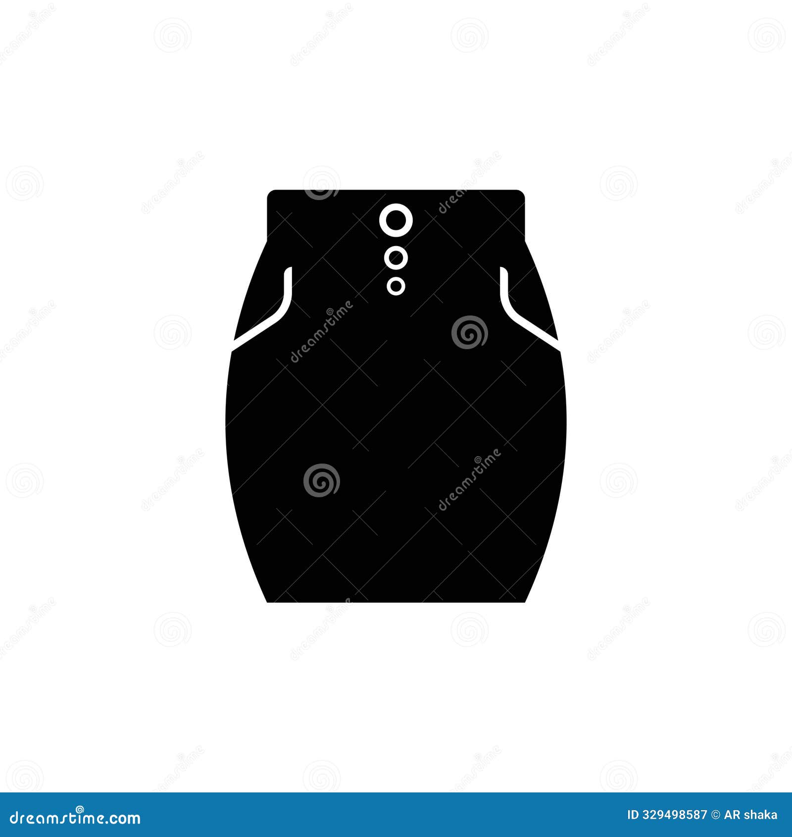 Skirt Symbol Icon,logo Illustration Design Template Stock Vector ...