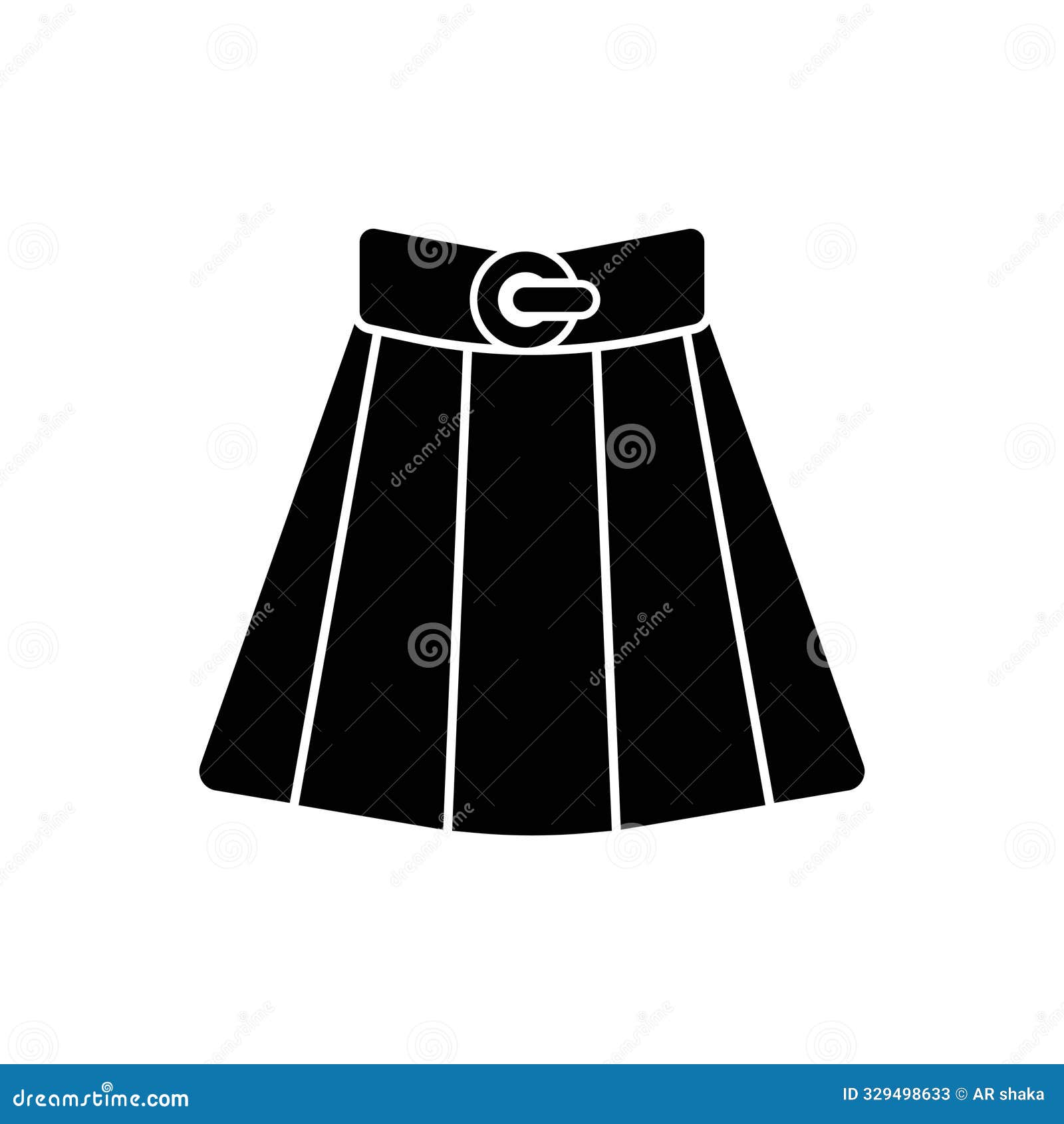 Skirt Symbol Icon,logo Illustration Design Template Stock Illustration ...