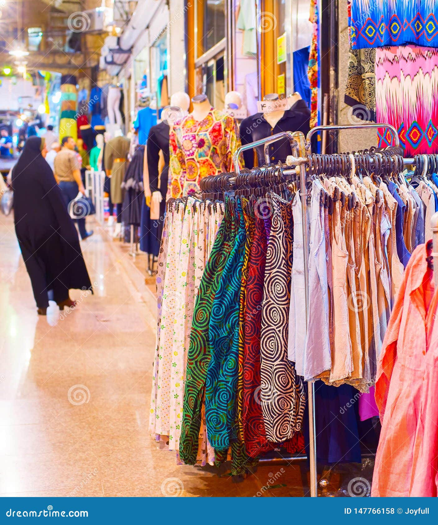 Skirts Dresses Tehran Grand Bazaar Stock Photo - Image of east ...
