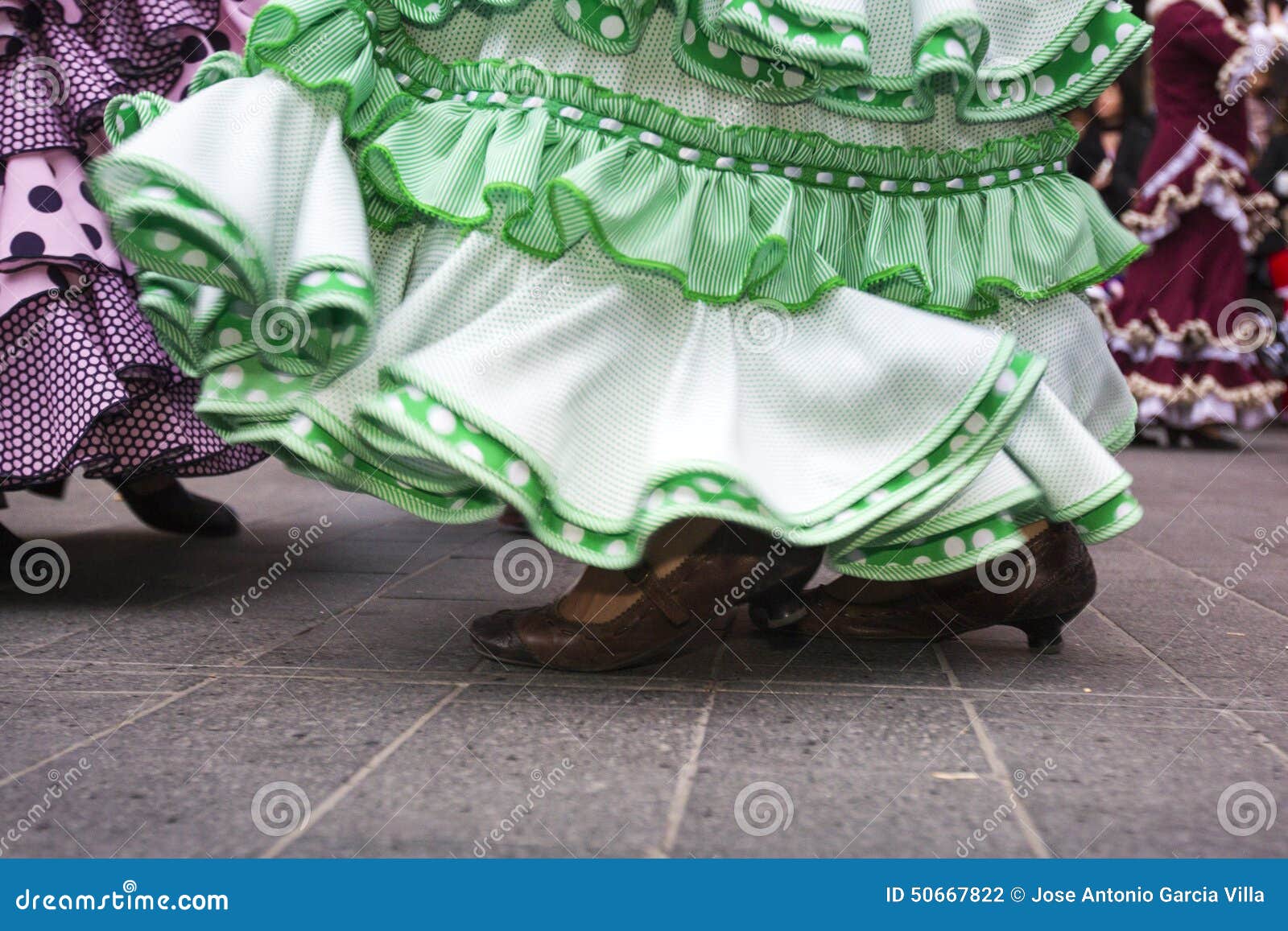 Skirts stock photo. Image of sevillian, color, madrid - 50667822