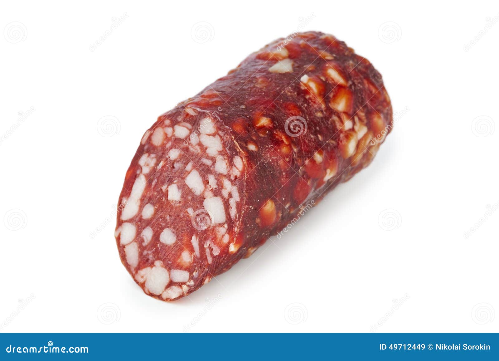 Skivad korv fotografering för bildbyråer. Bild av avbrotts - 49712449