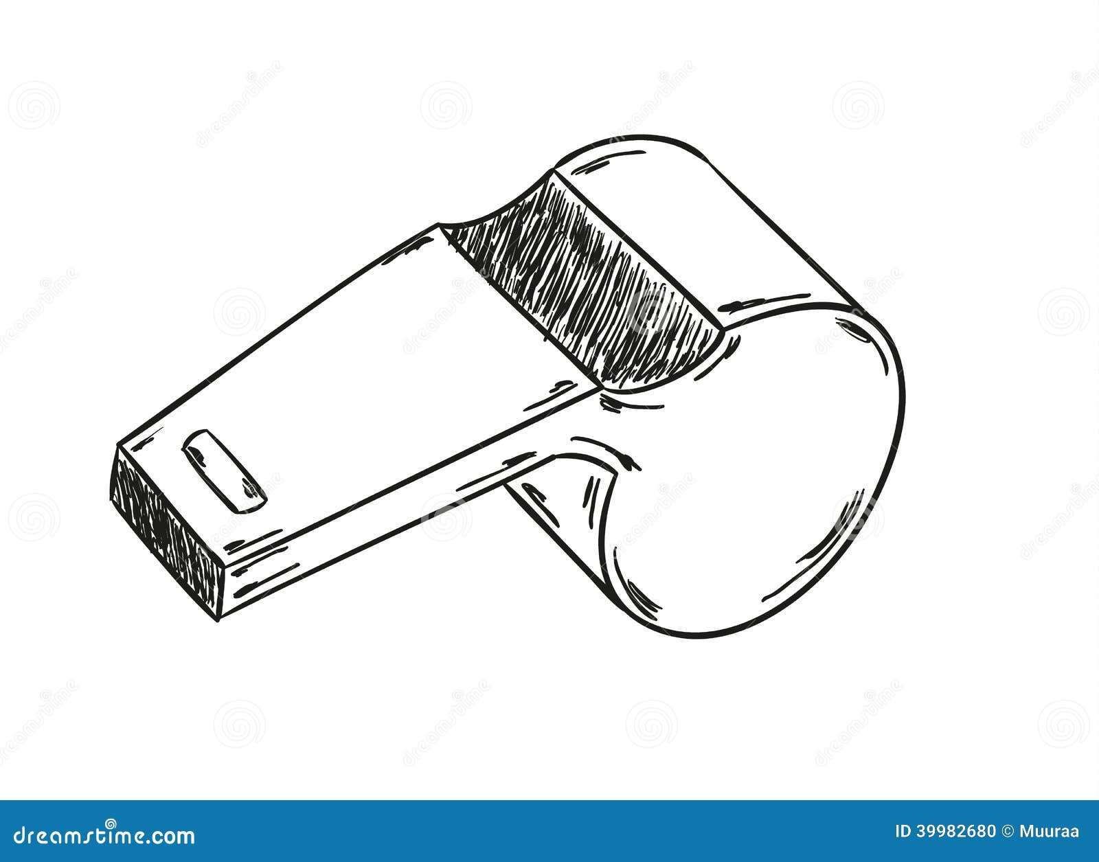 Skizze der Pfeife vektor abbildung. Illustration von regelwidrig - 39982680