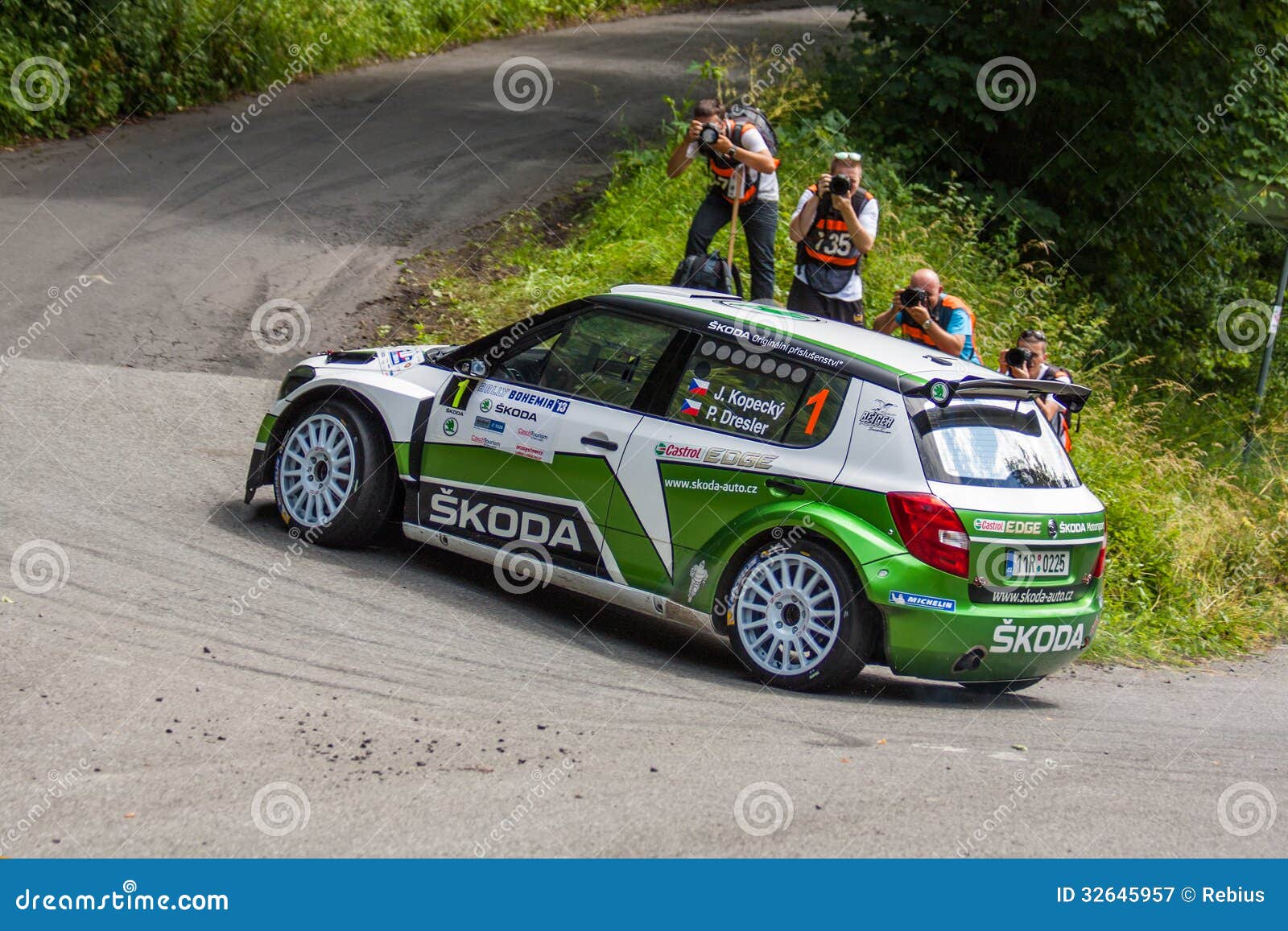 Skoda Fabia S2000 fotografia editoriale. Immagine di moravia - 32645957