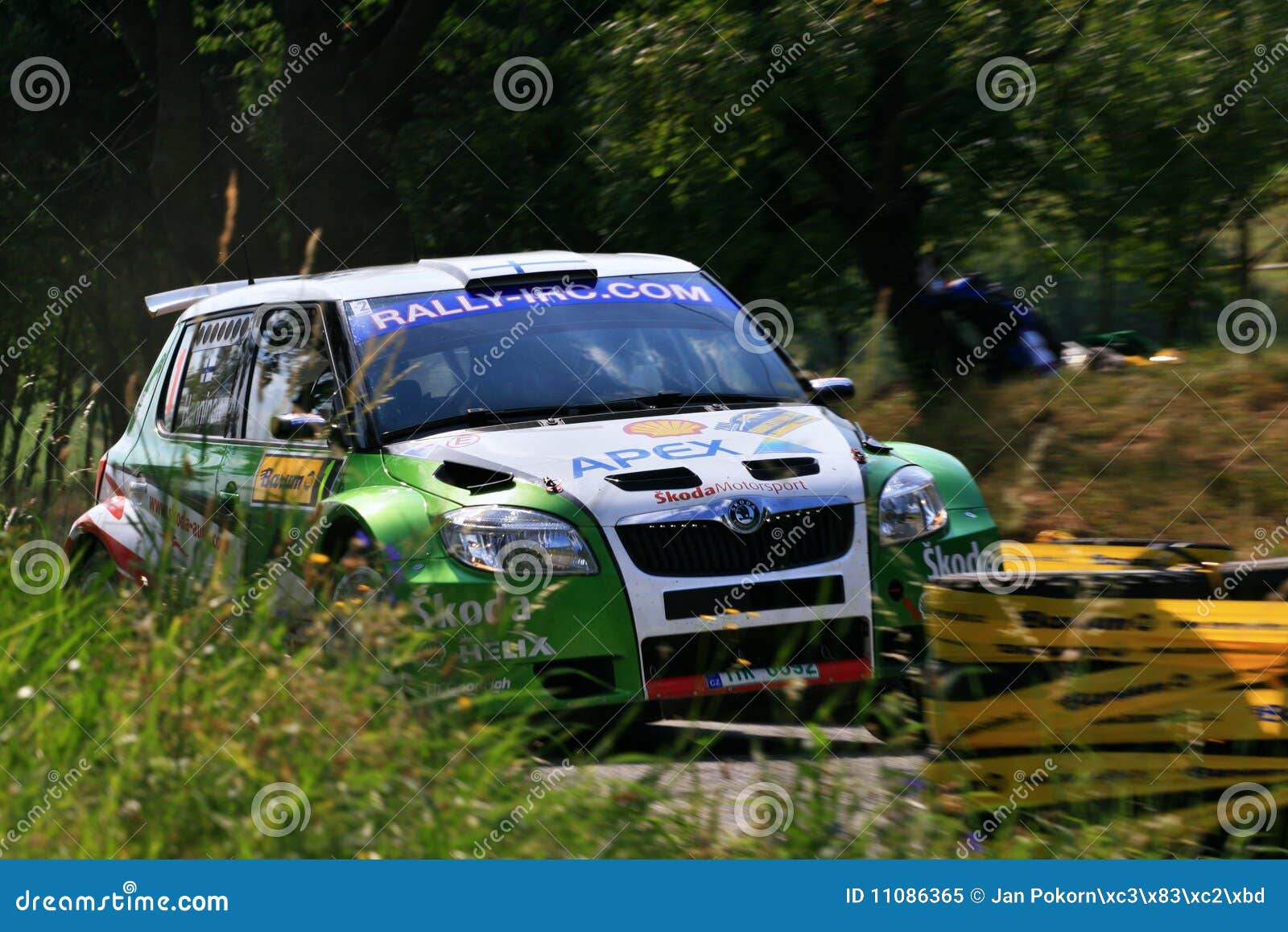 Skoda Fabia S2000 editorial image. Image of fast, clean - 11086365