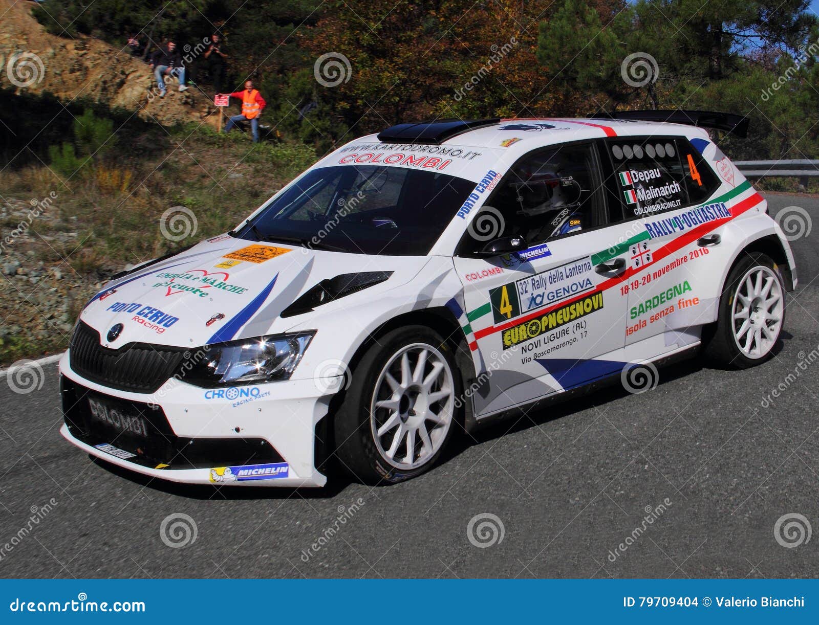 Skoda Fabia WRC during the 32 Â° Rally Lantern Editorial Stock Image ...