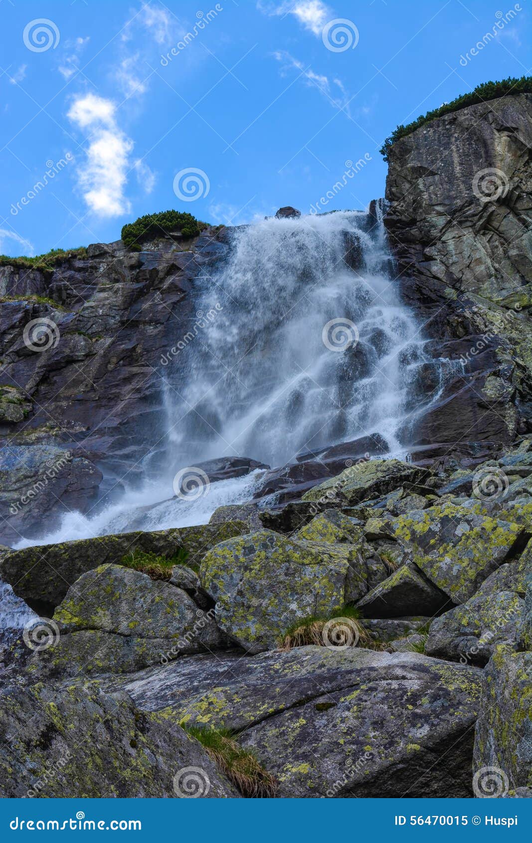 Skok Waterfall, High Tatras in Slovakia Stock Image - Image of park ...
