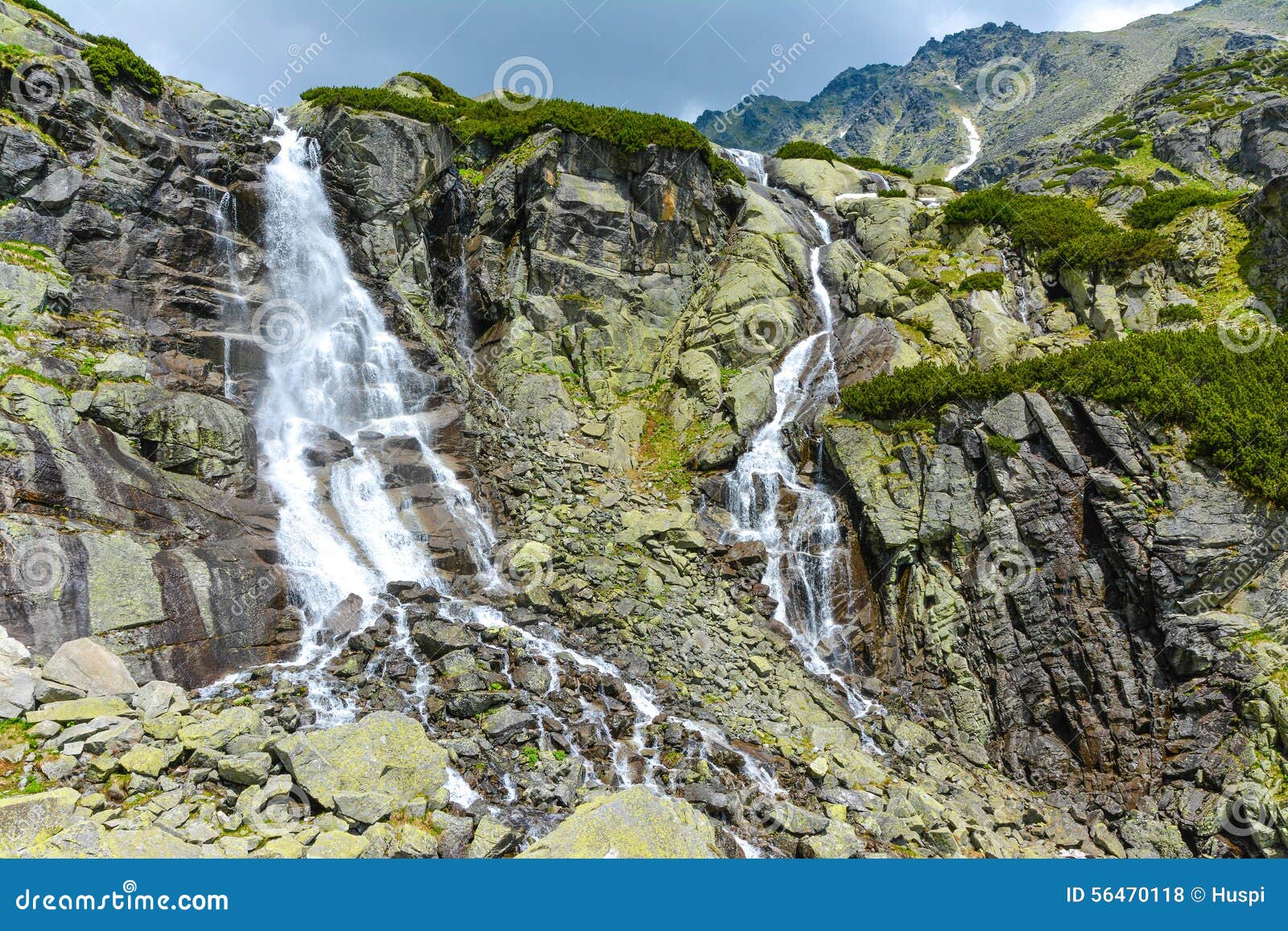 Skok Waterfall, High Tatras in Slovakia Stock Photo - Image of slovak ...