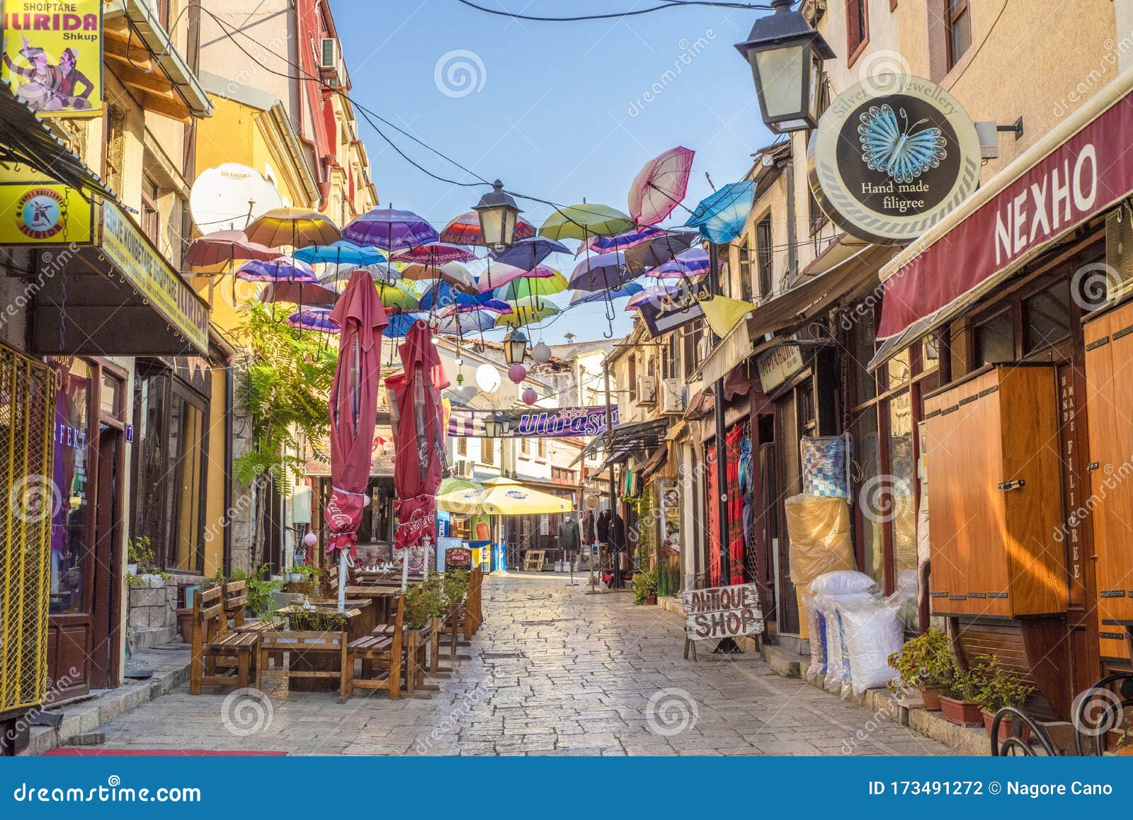 Skopje Turkish Old Town Bazar Editorial Photography - Image of town ...